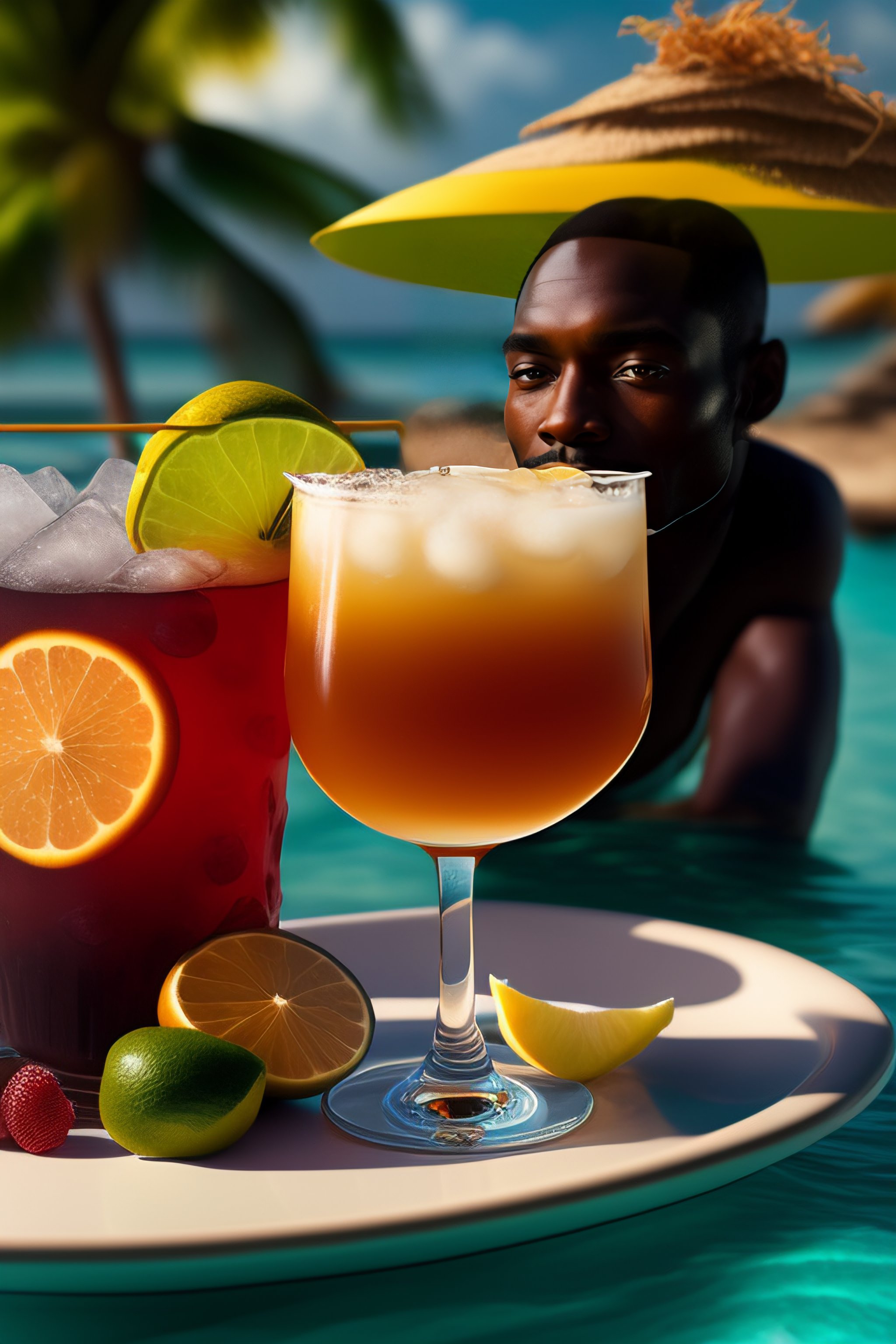 Lexica - Jamaica,man and women editorial bar photography from ...