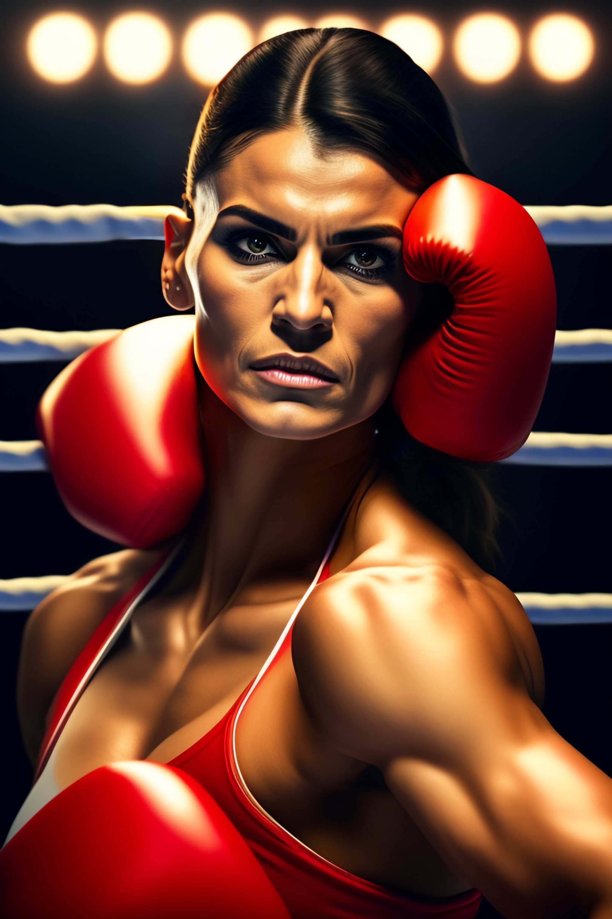 Lexica - A Romanian woman boxing fighter