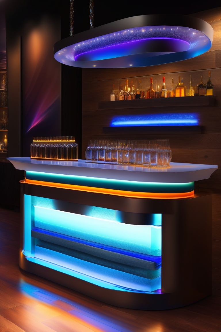 Lexica - Bar, galaxy, lighting led, cocktail, crystal
