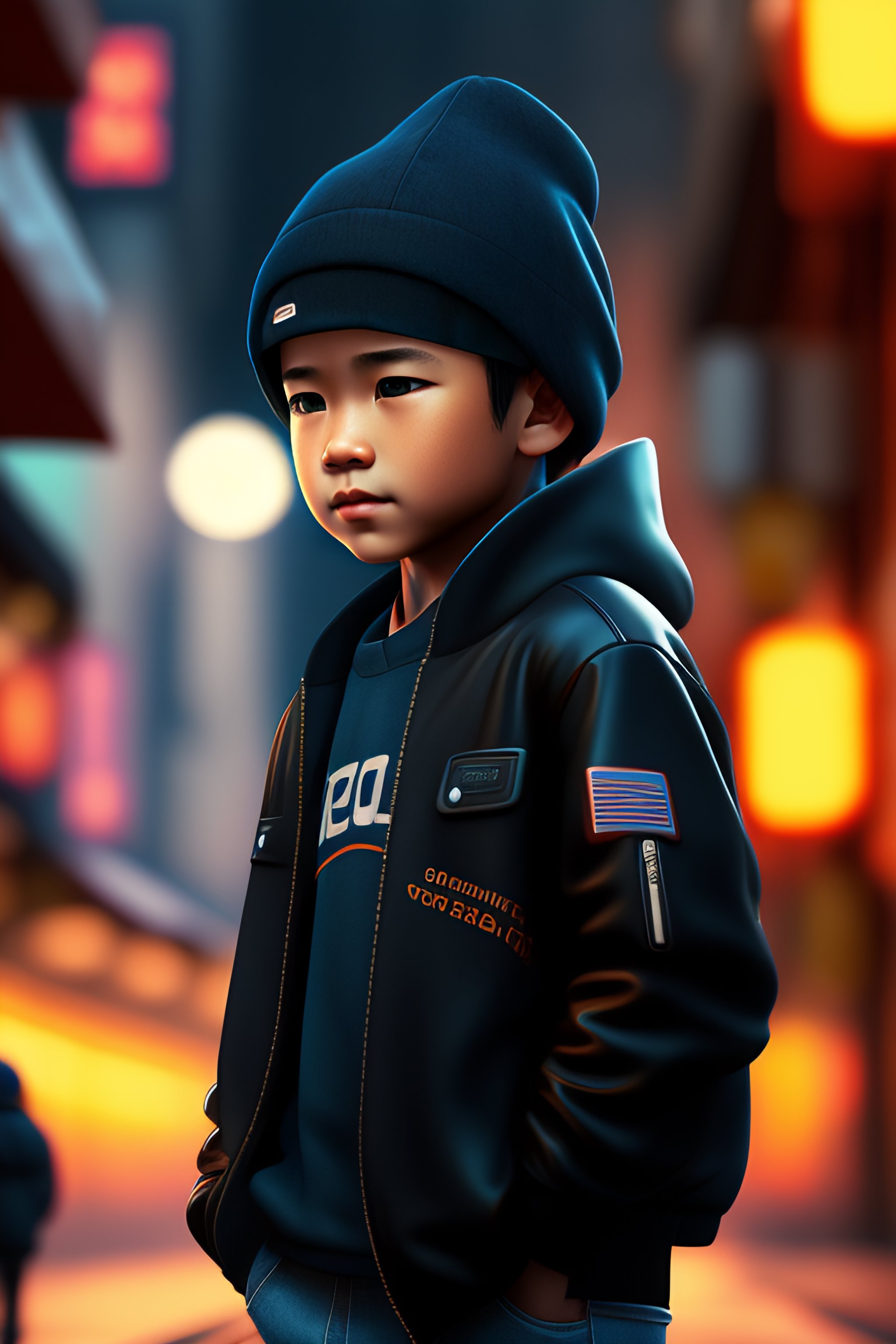 Lexica - Pltn style, Boy wearing beanie, black jacket, denim, dancing ...