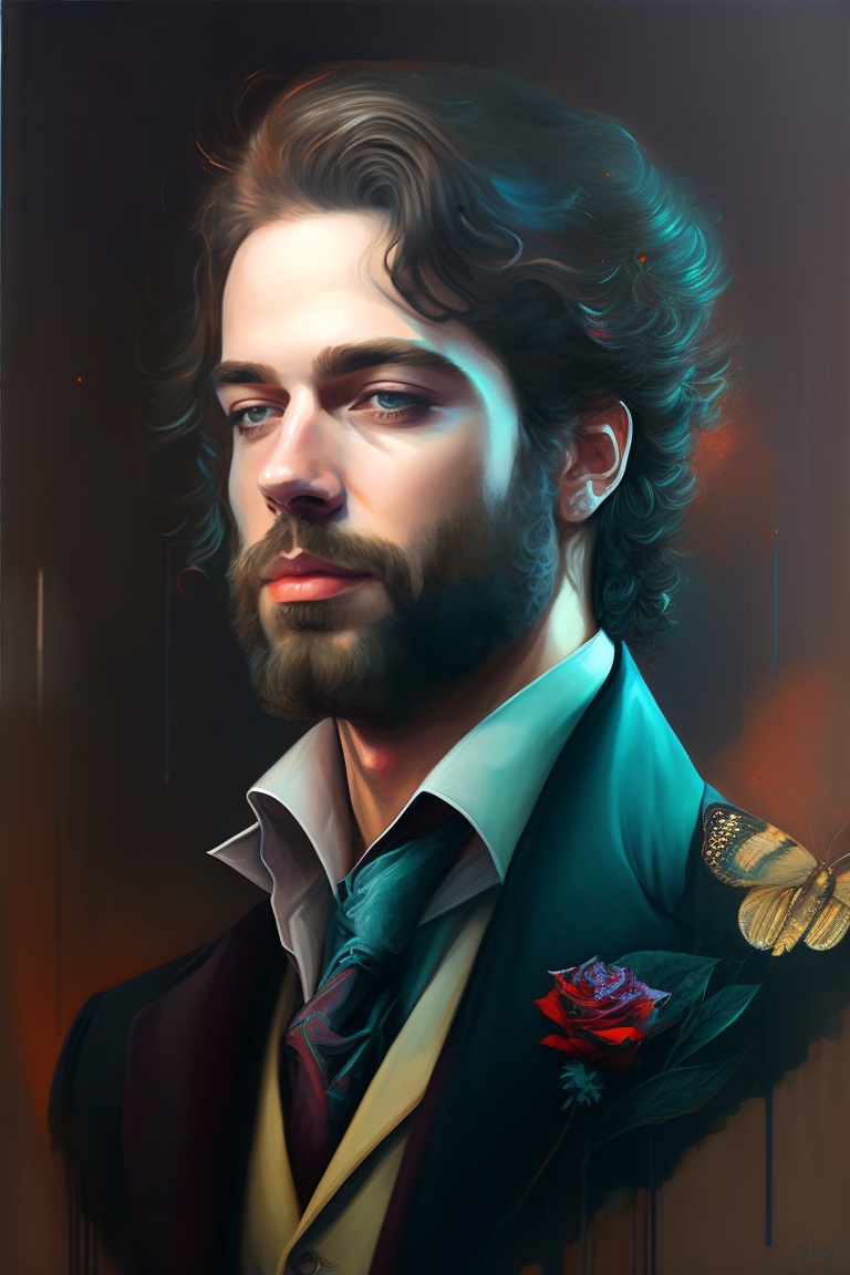 Lexica - Luis Gitano family in dark art. portrait of a rich ...