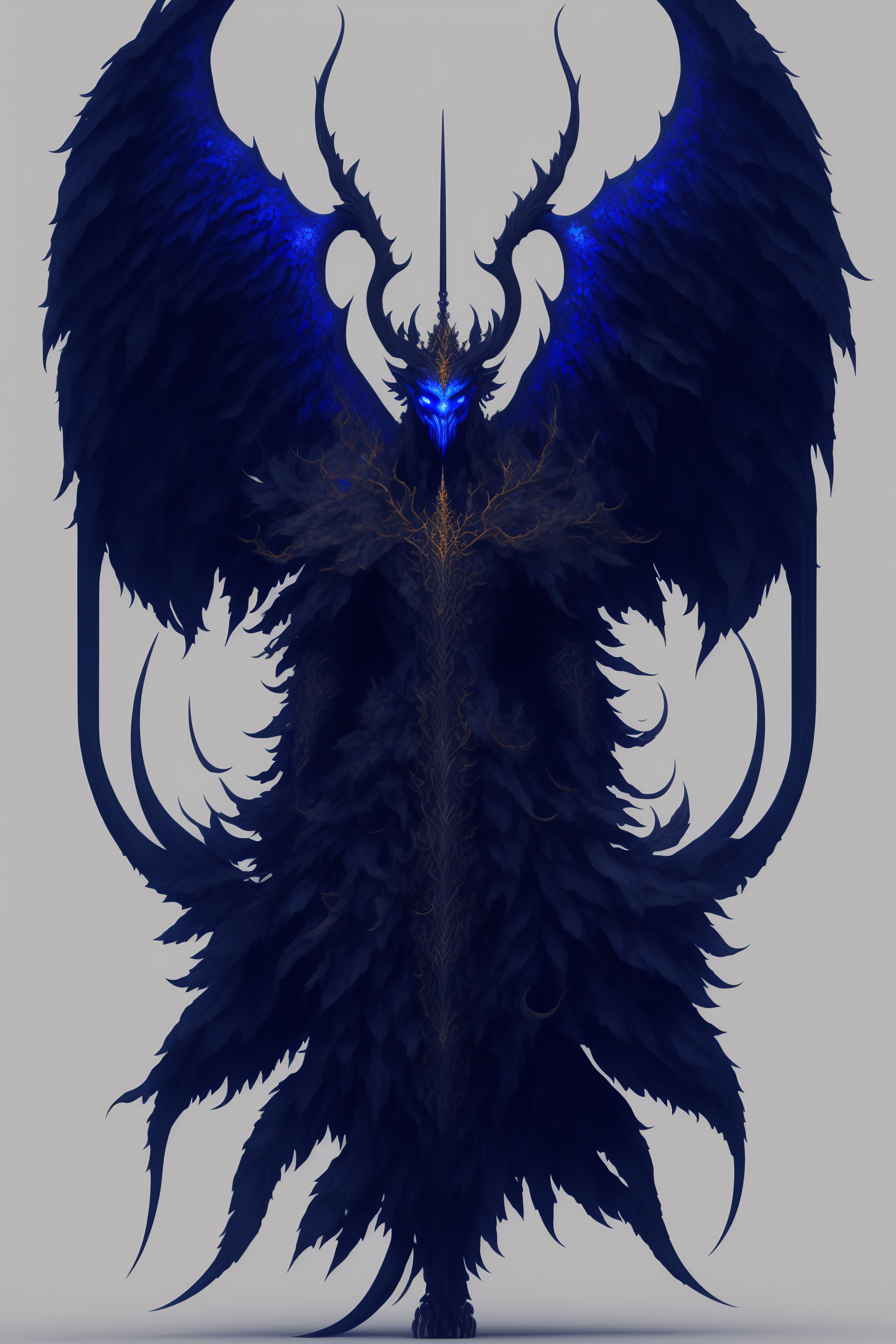 Lexica - Fullbody creature concept demon of pride looks like a ...
