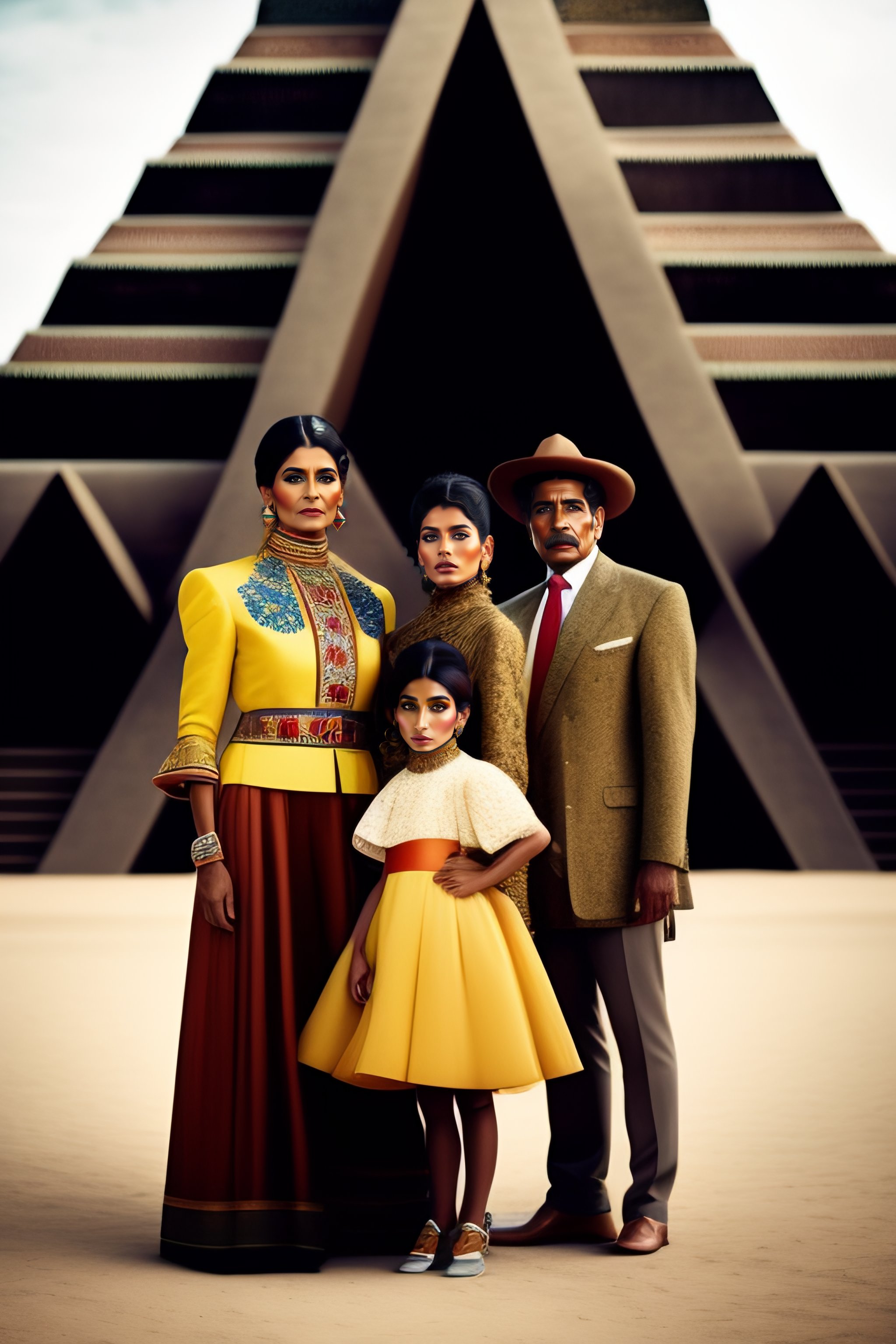 Lexica - Portrait of haute couture beautiful small Hispanic old working ...