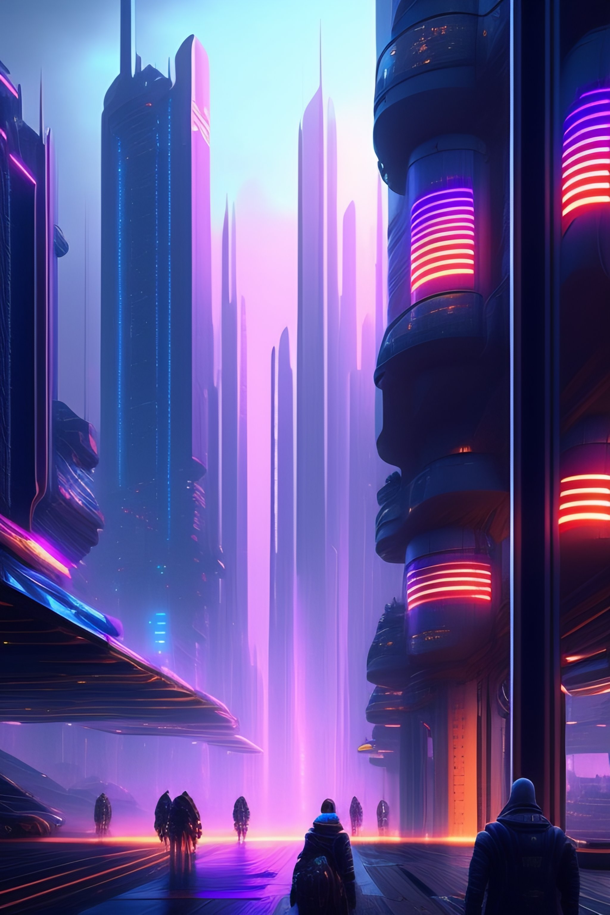 Lexica - Cyberpunk city