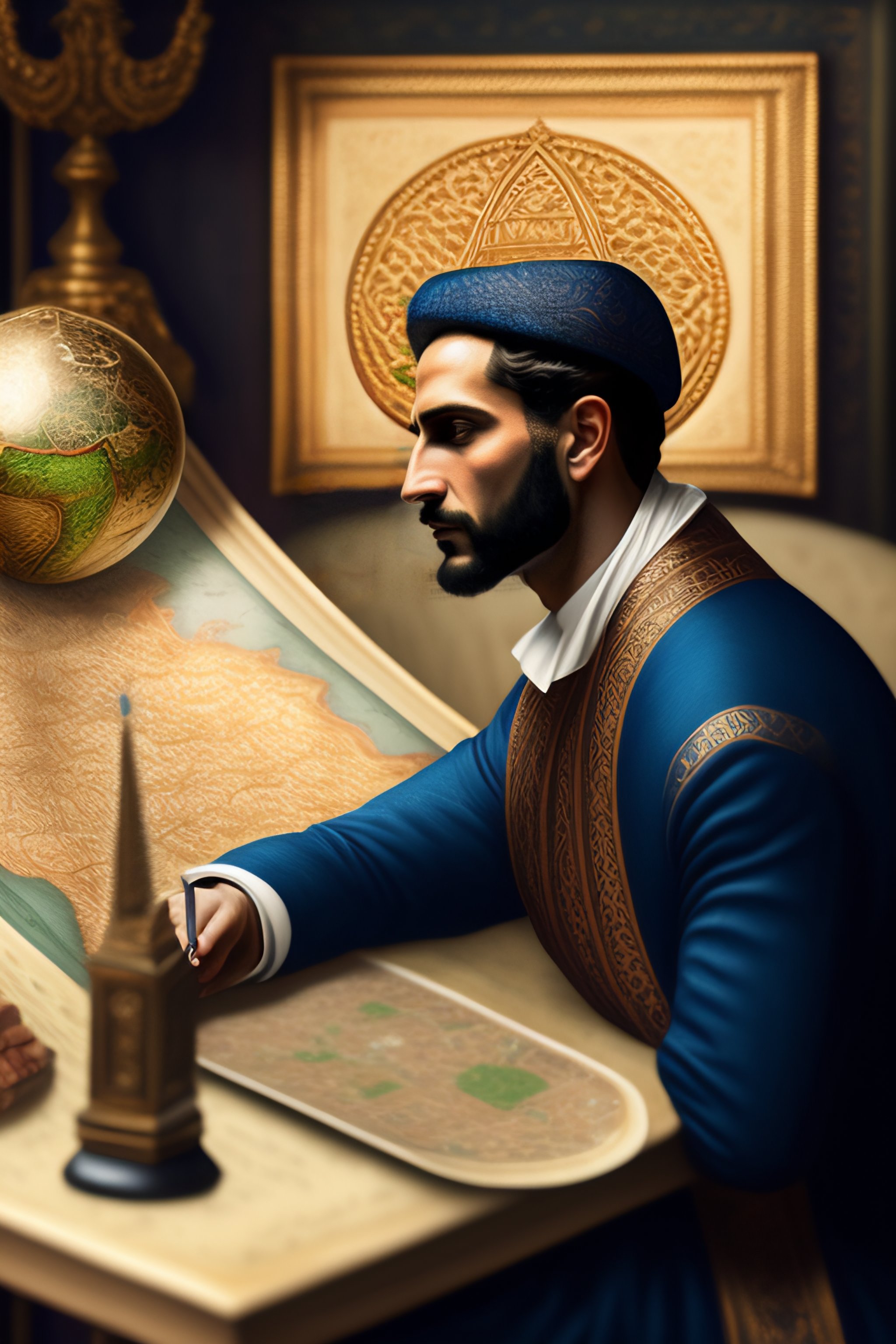 Lexica - “sinister jewish image, medieval painting, top side view of ...