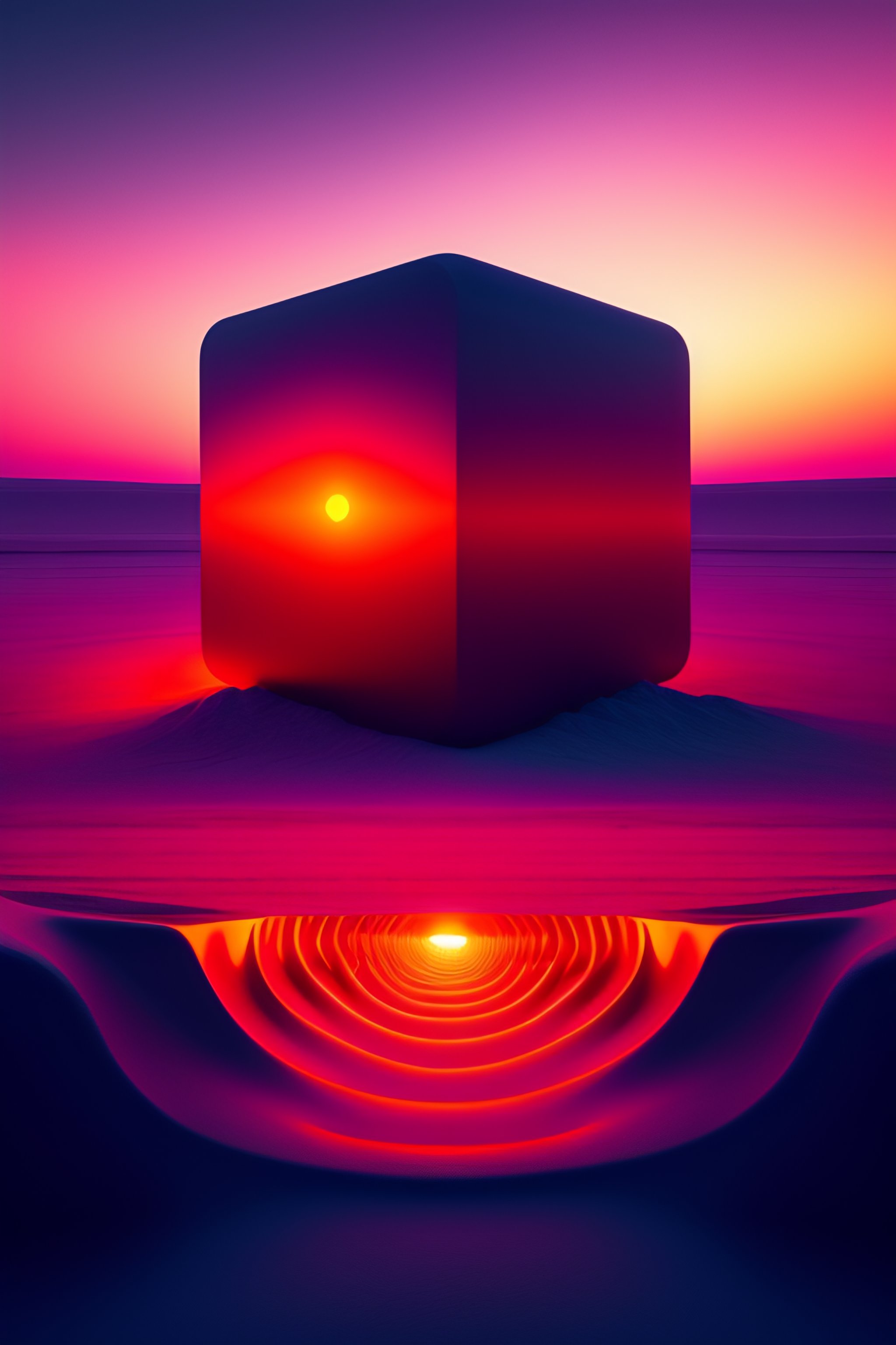 Lexica - A hd render of a surreal frozen landscape, cinematic lighting ...