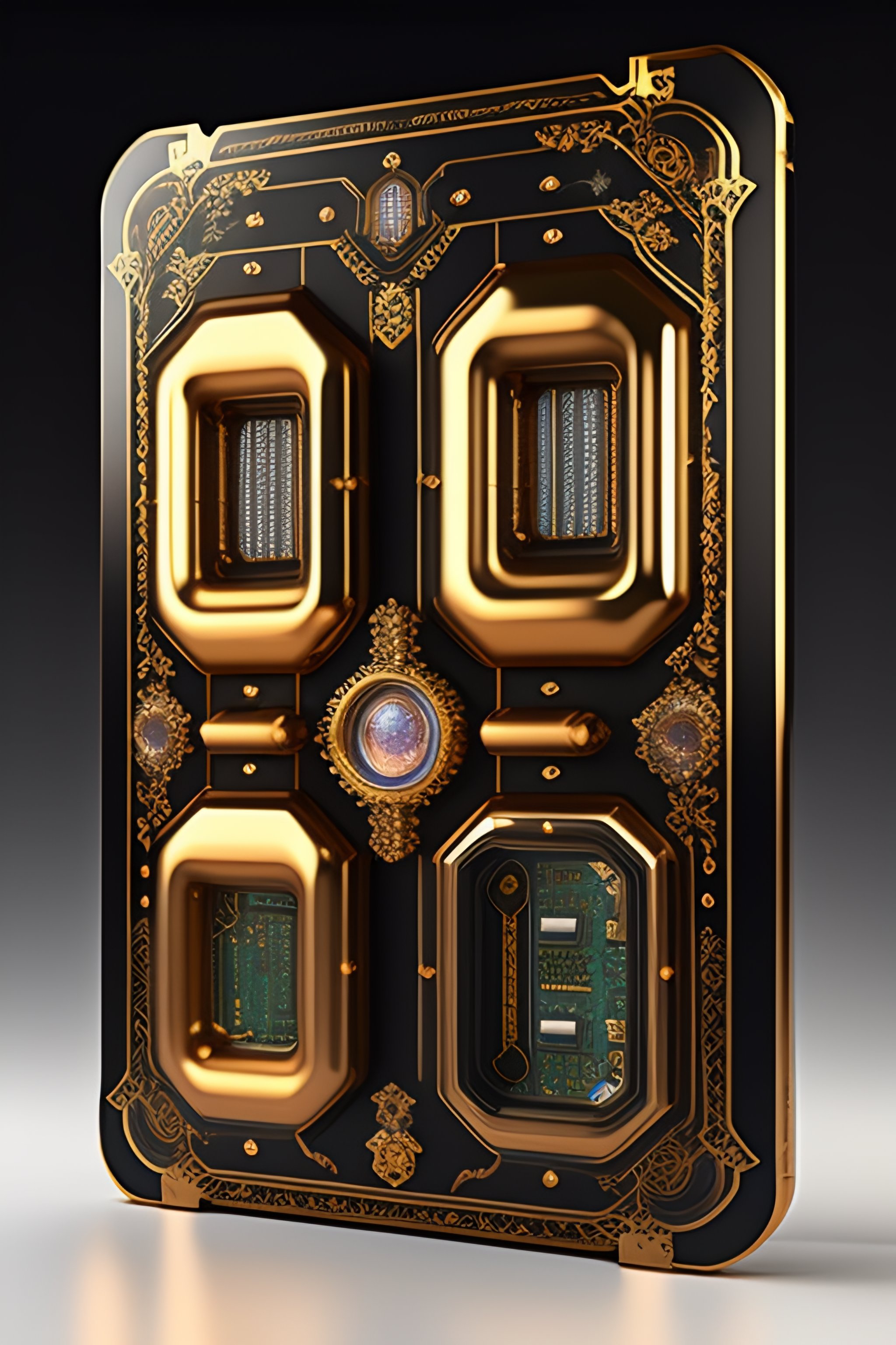 Lexica - Hyperrealistic neo - rococo solarpunk aesthetic IA in ...