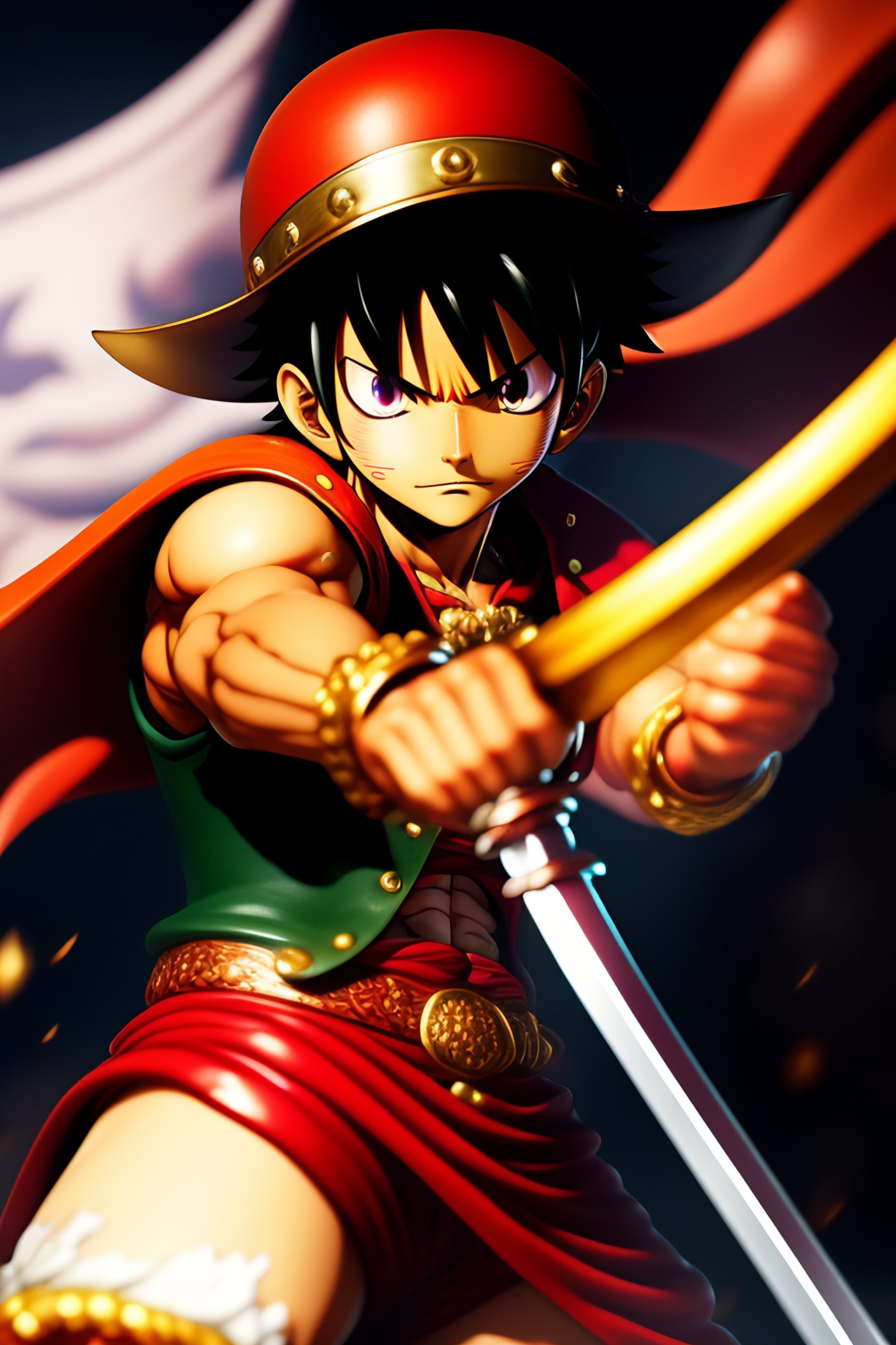 Lexica - Luffy as a sword