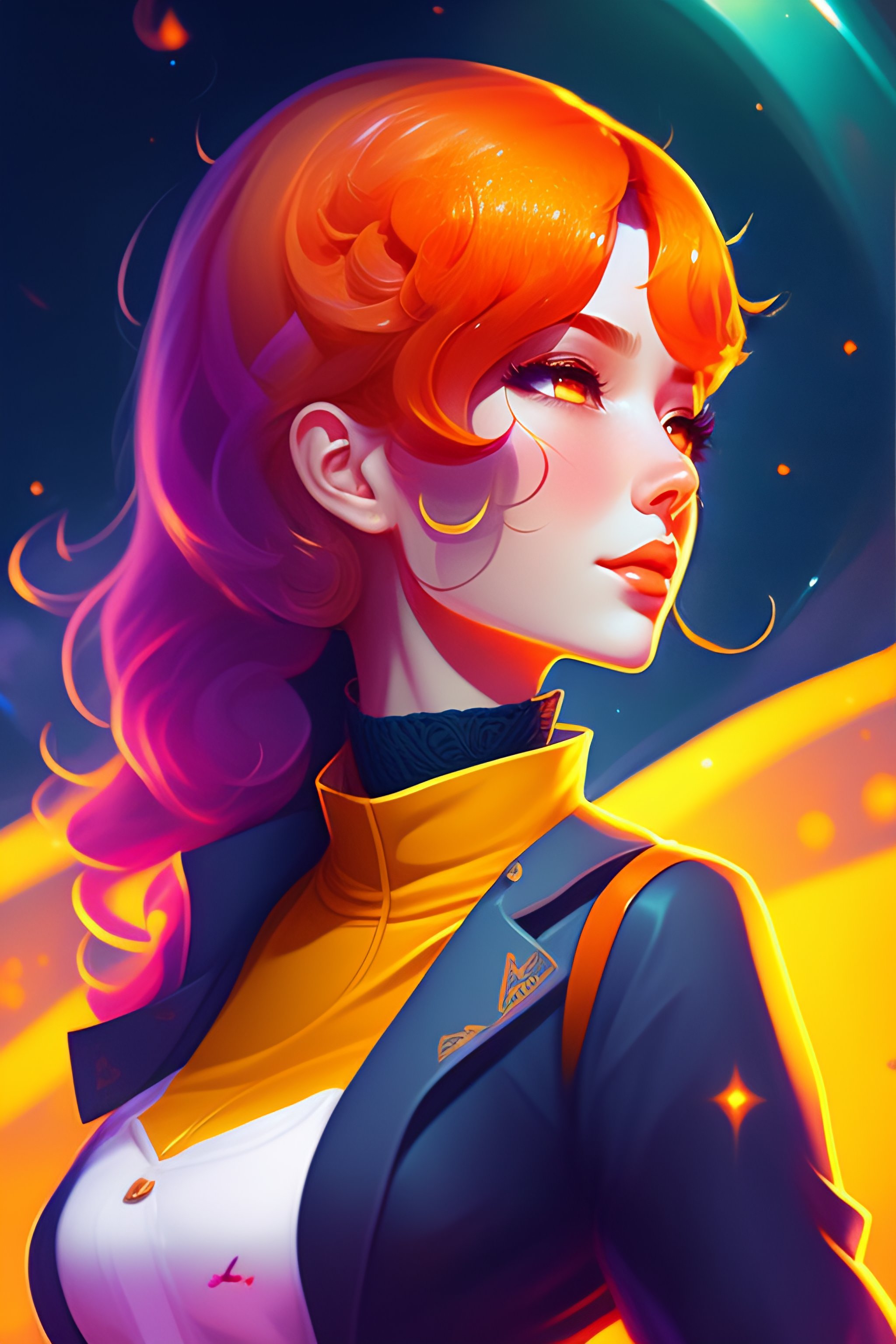 Lexica - Magic mad scientist, inside cosmic labratory, radiating a ...