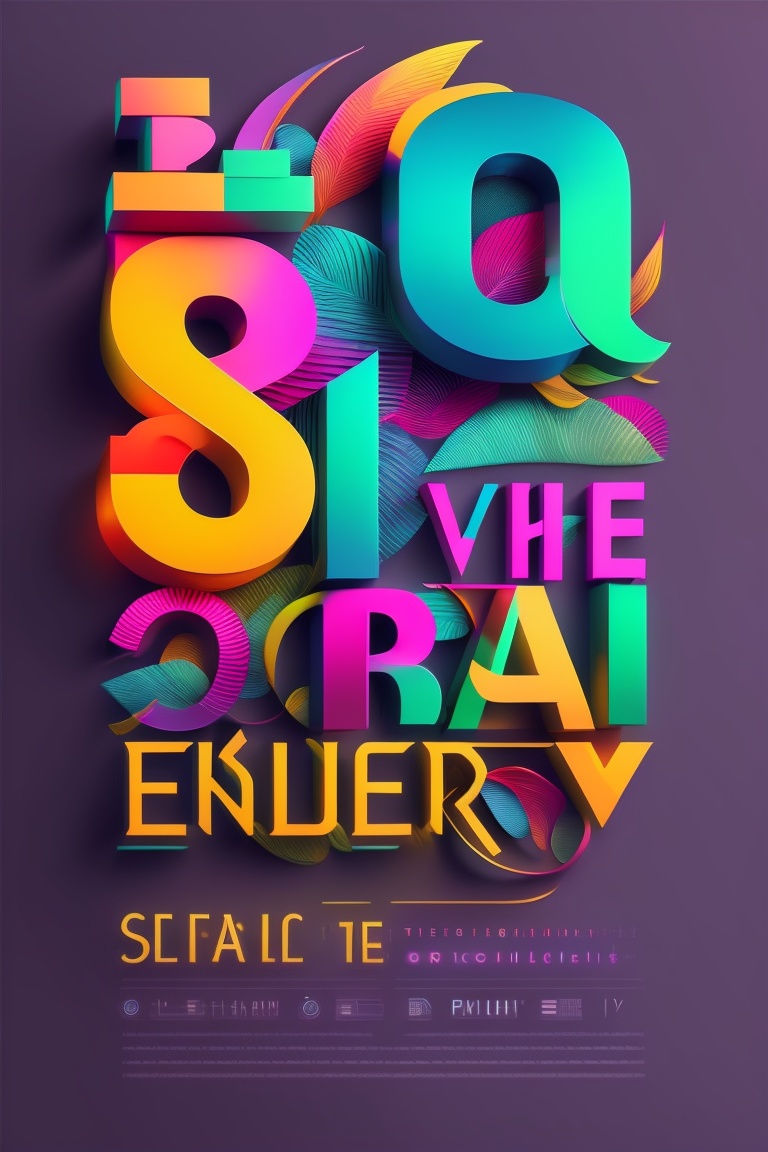 Lexica - Eye-Catching Typography: Experiment with different fonts and ...