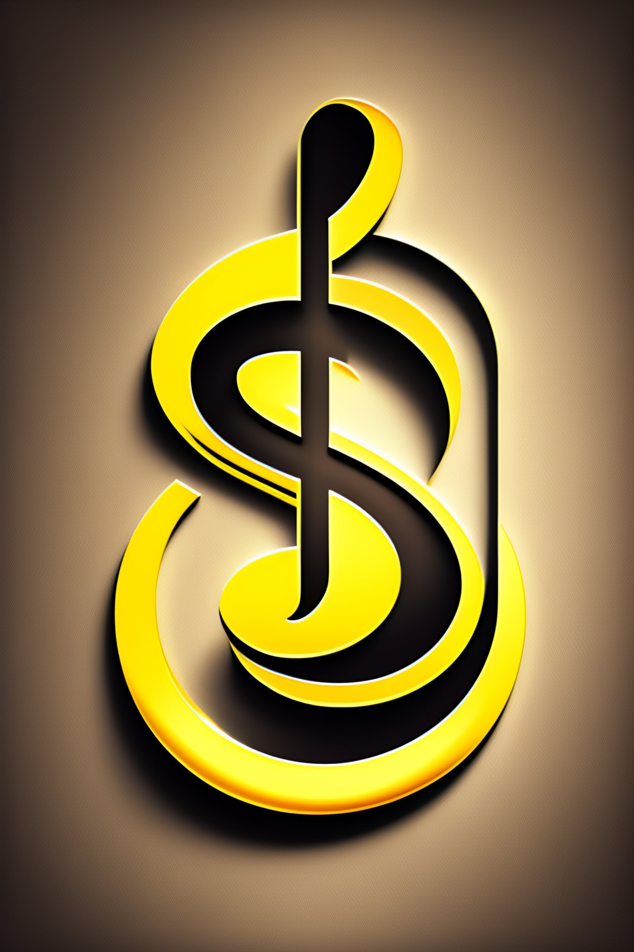 Lexica - Music note logo, minimalistic vector