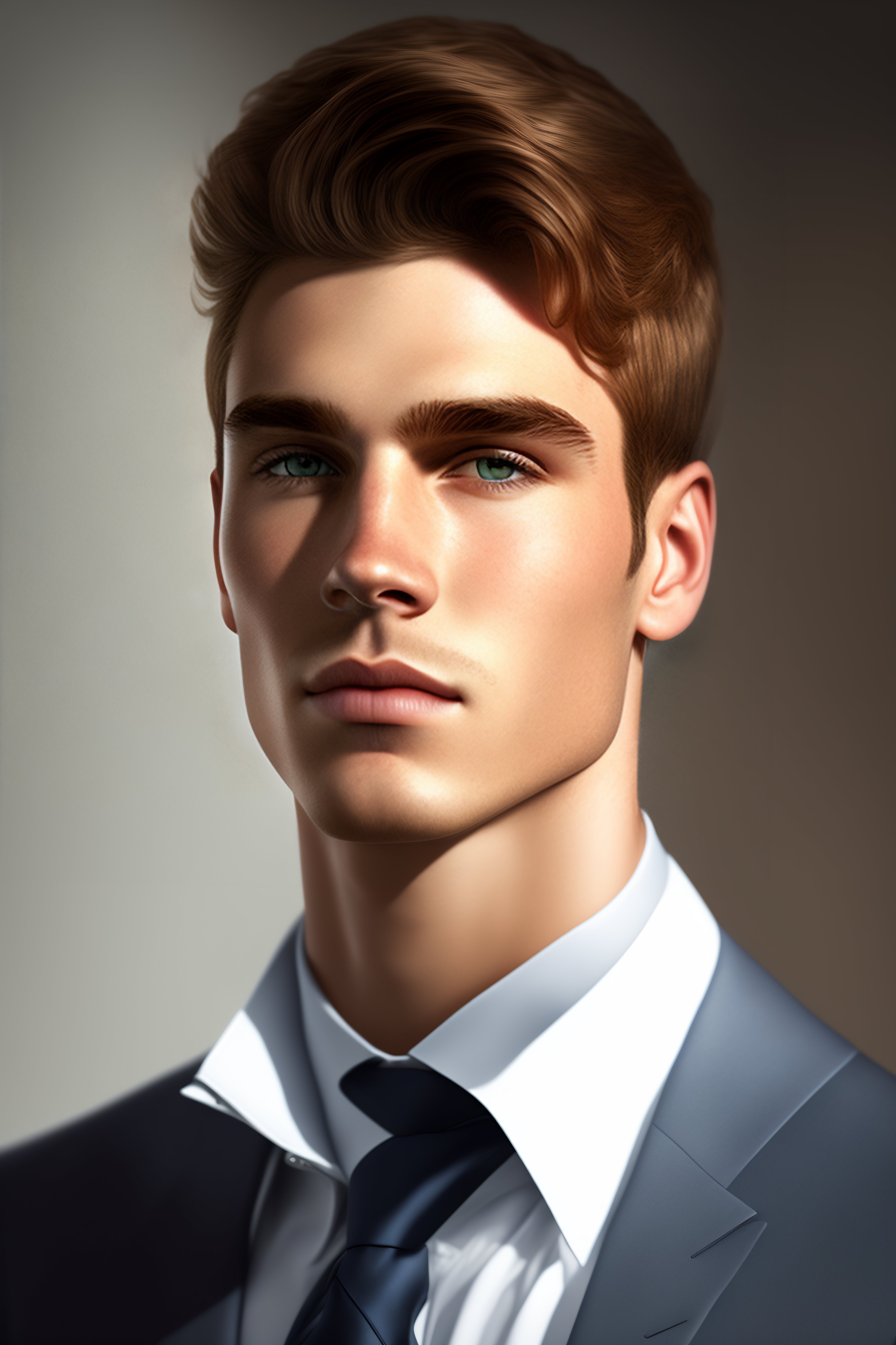 Lexica - Photorealistic portrait of a young white male