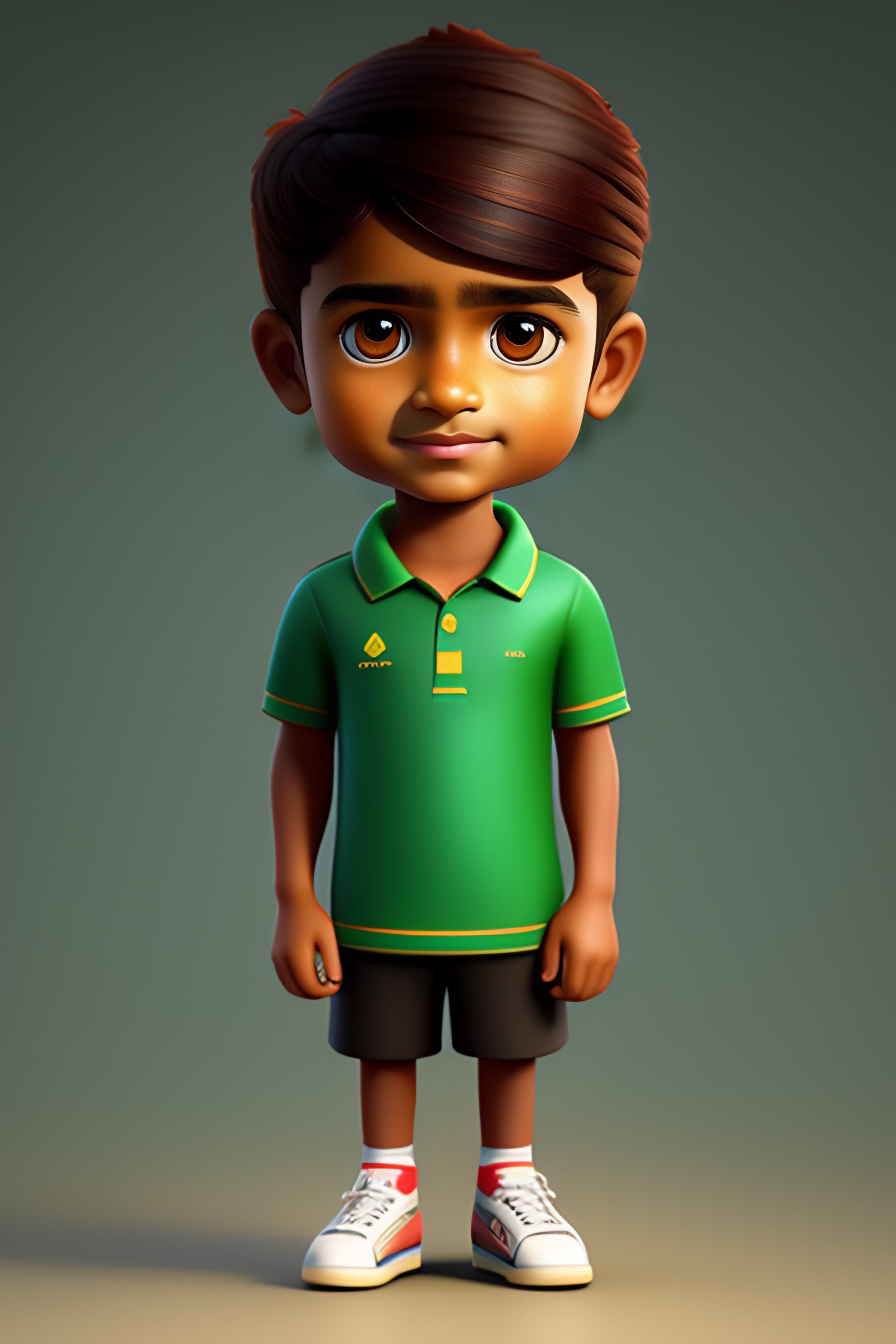 Lexica - Create a indian with Australian features boy as a cartoon ...