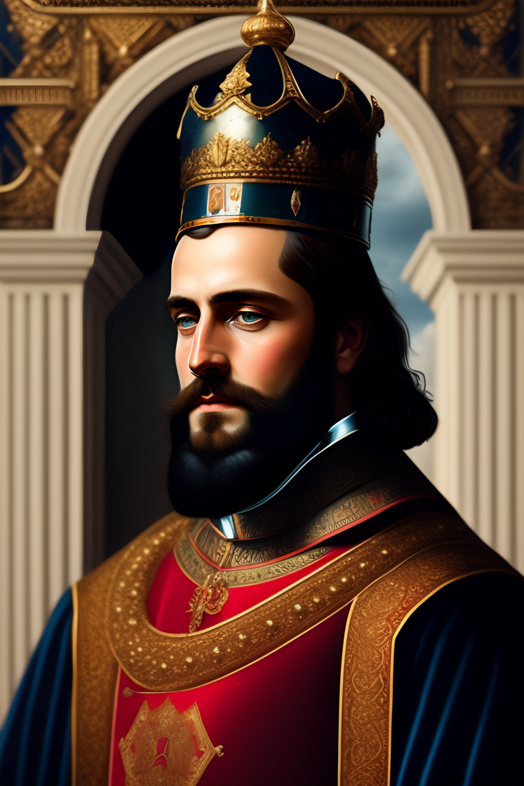 Lexica - Portrait of a alfred the great