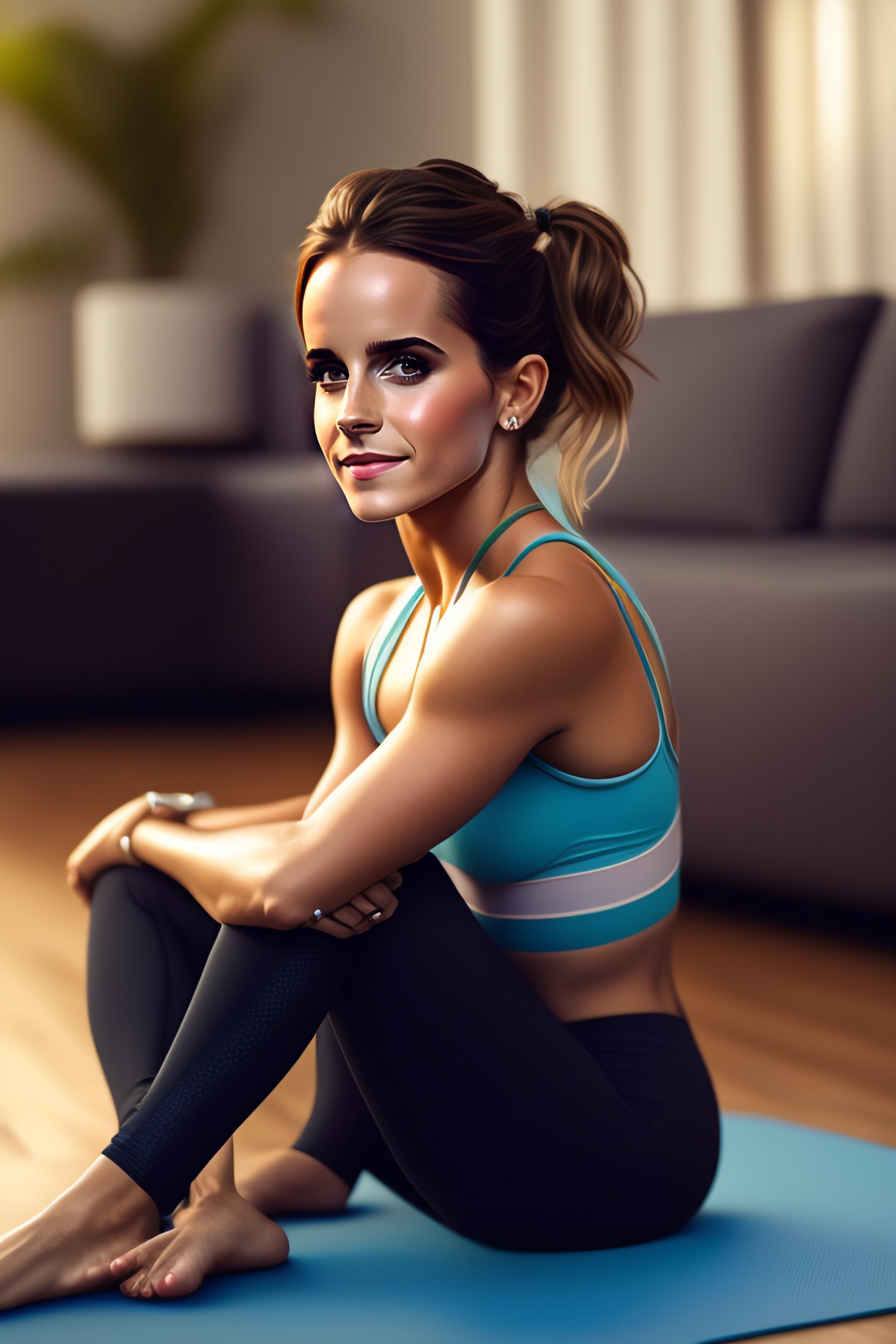 Lexica - Emma watson doing yoga positions