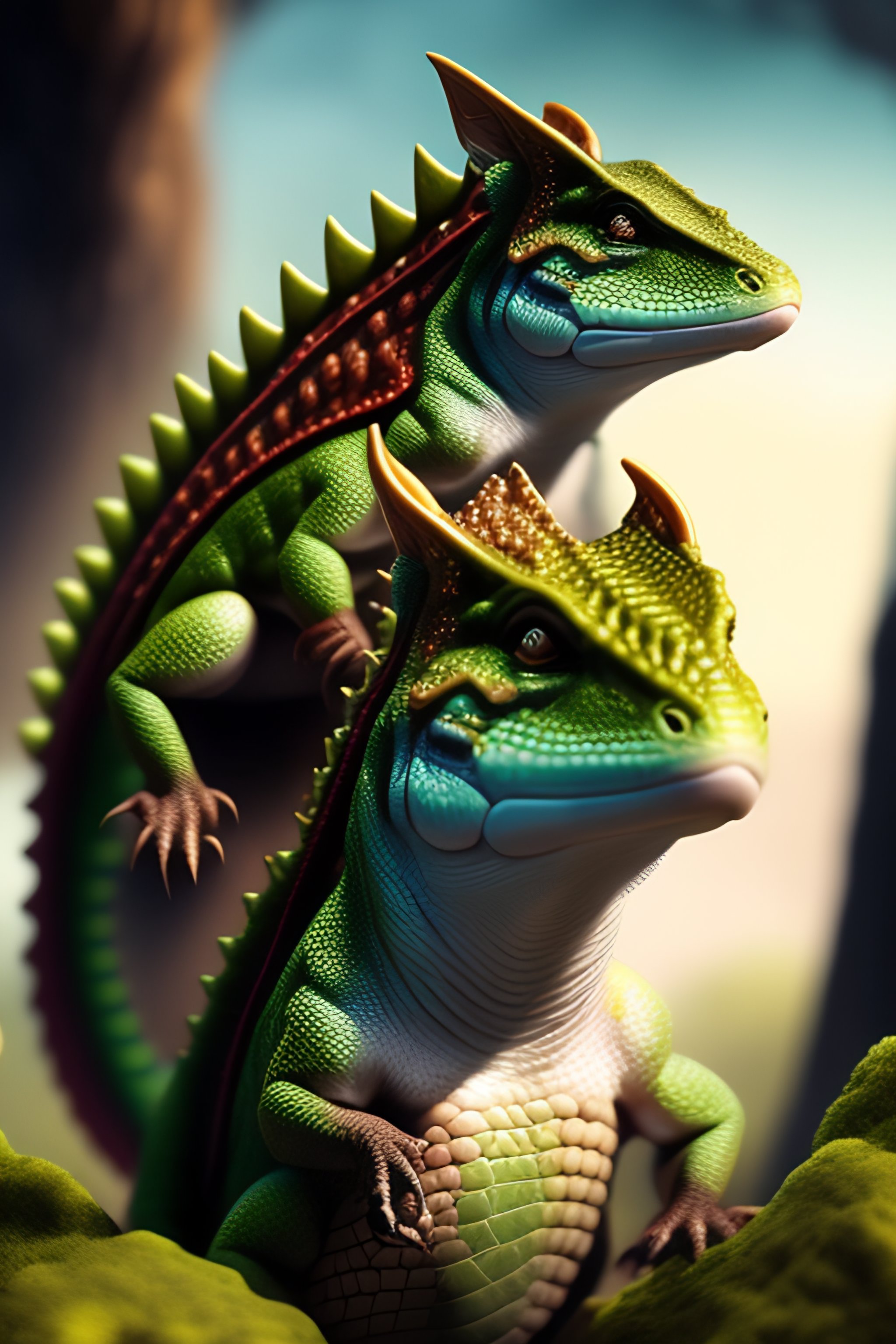 Lexica - Lizardman ranger rpg