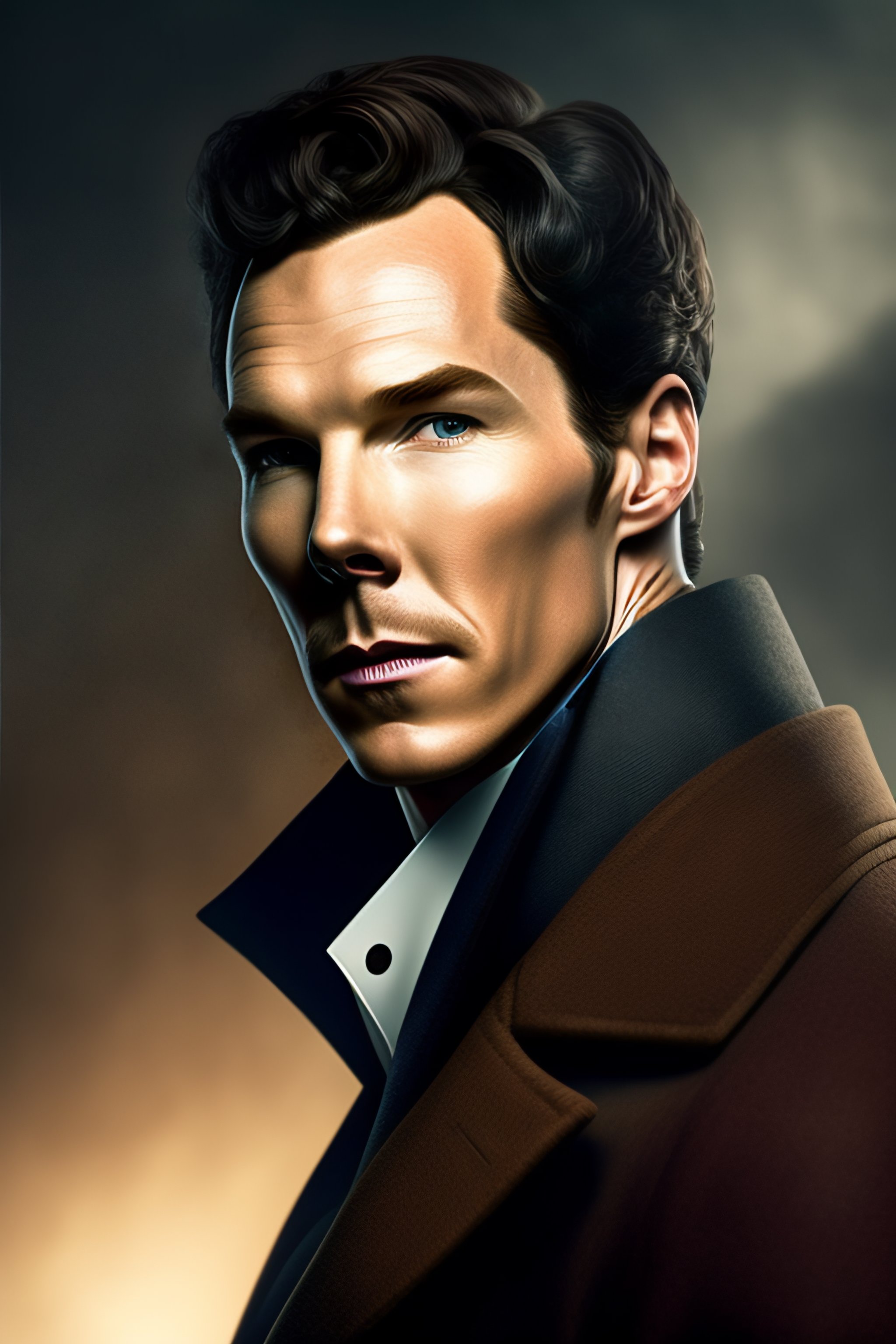 Lexica - Portrait of Benedict Cumberbatch as Sherlock Holmes, 8k ...