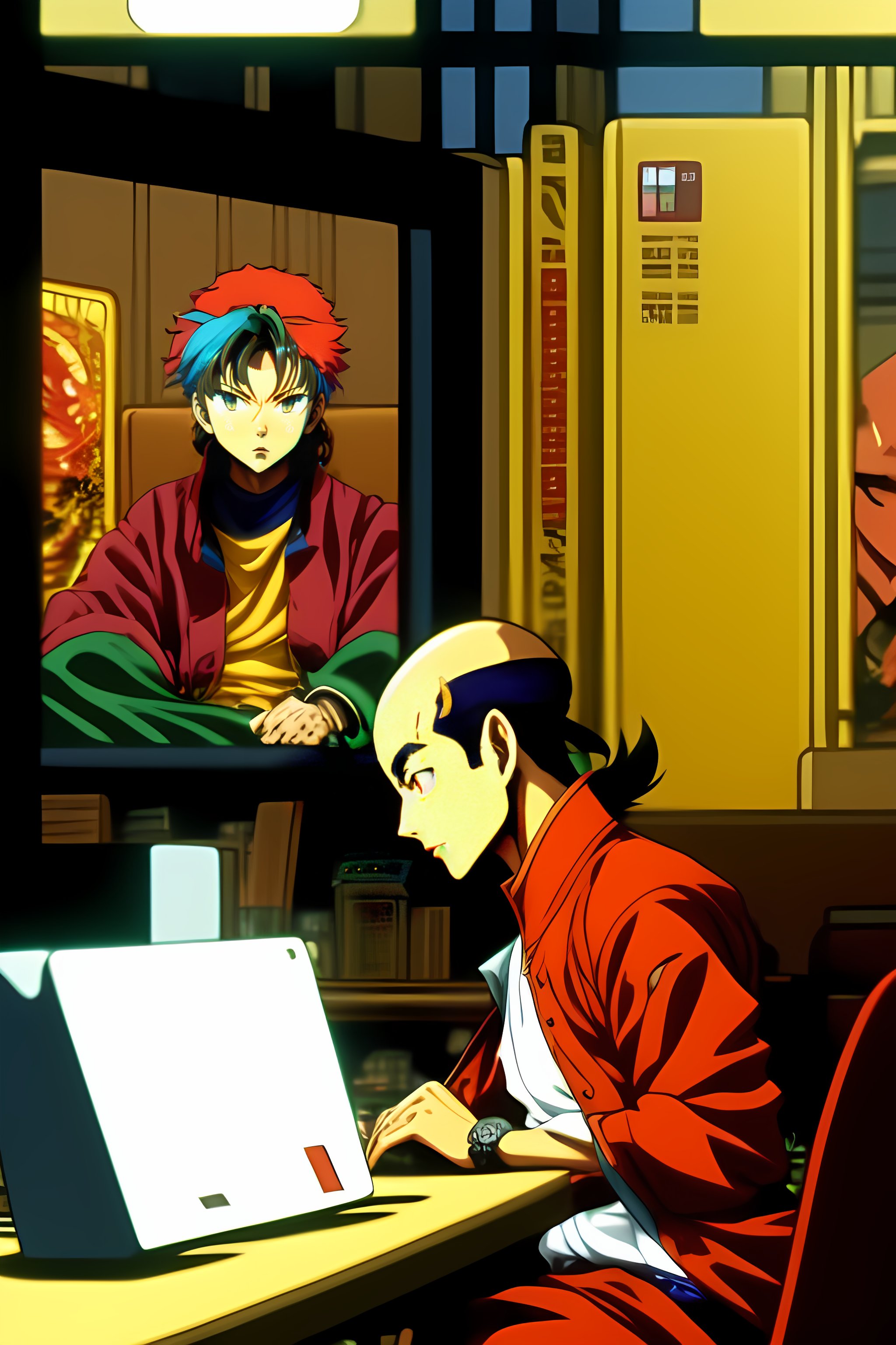 Lexica - Vintage anime screenshot from akira, 90’s anime aesthetic. a ...