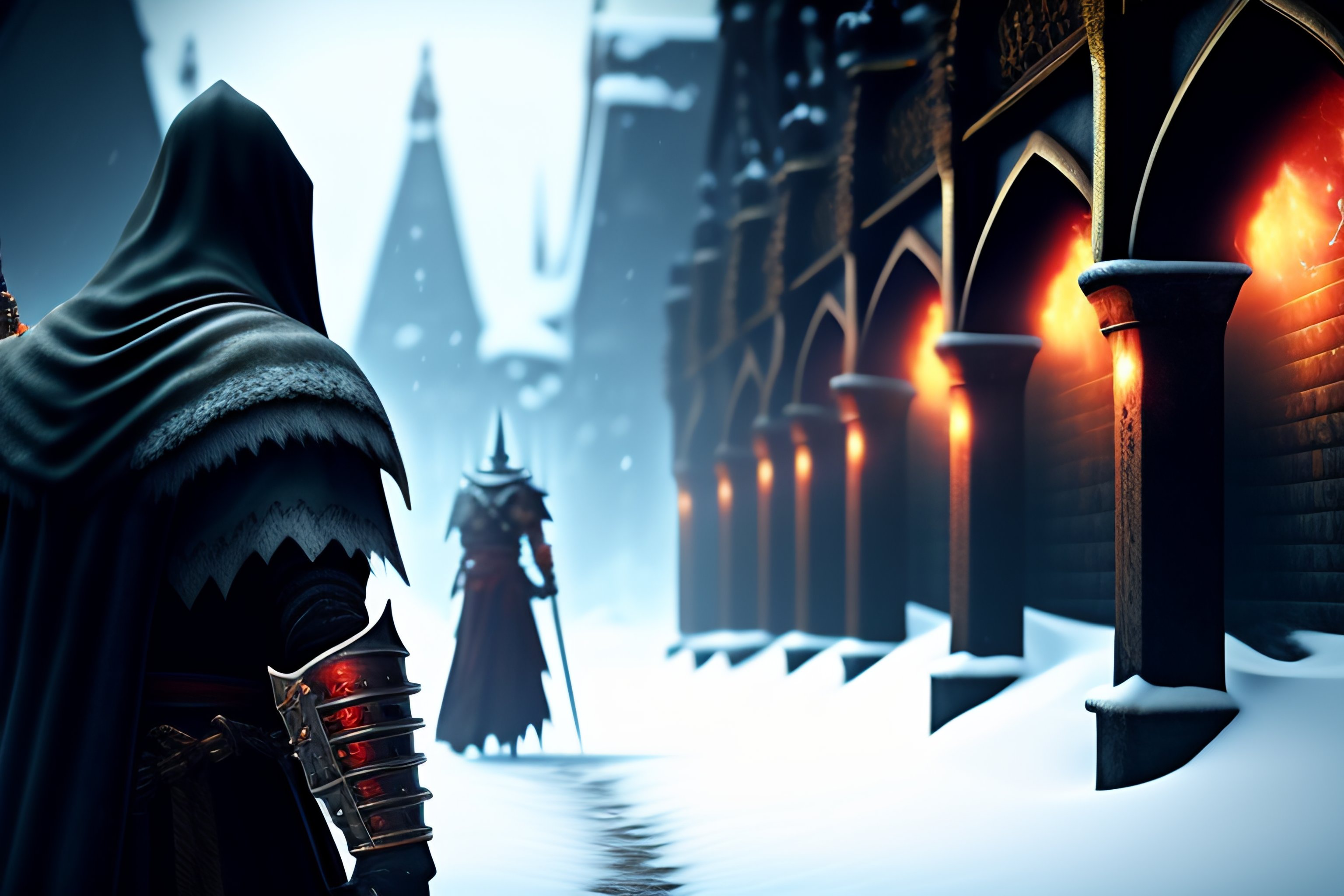 Lexica - Dark souls 3 gray ambient more realistic 3d more dark terror ...