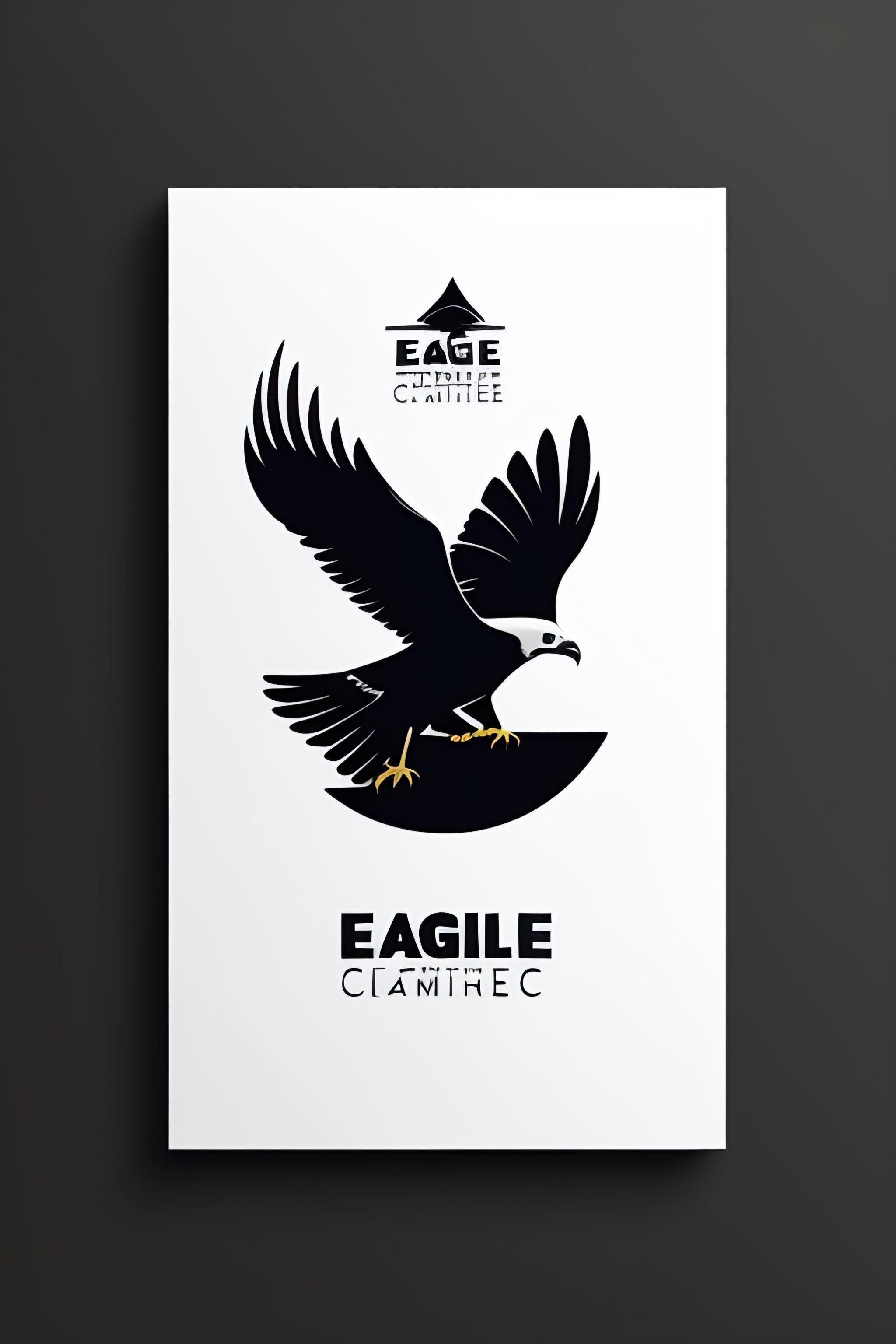 Eagle Logo Design Black And White