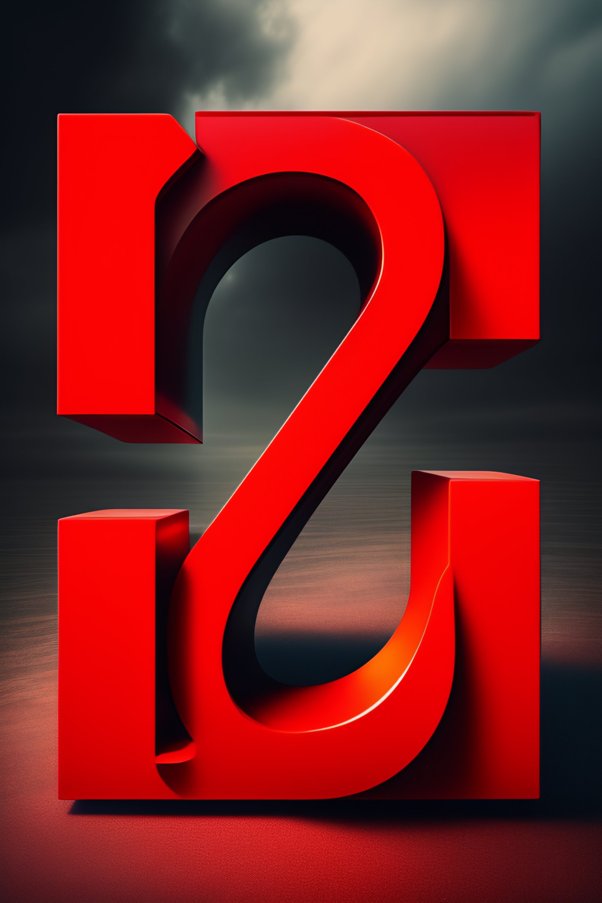 Lexica - Red logo integrating the letter m