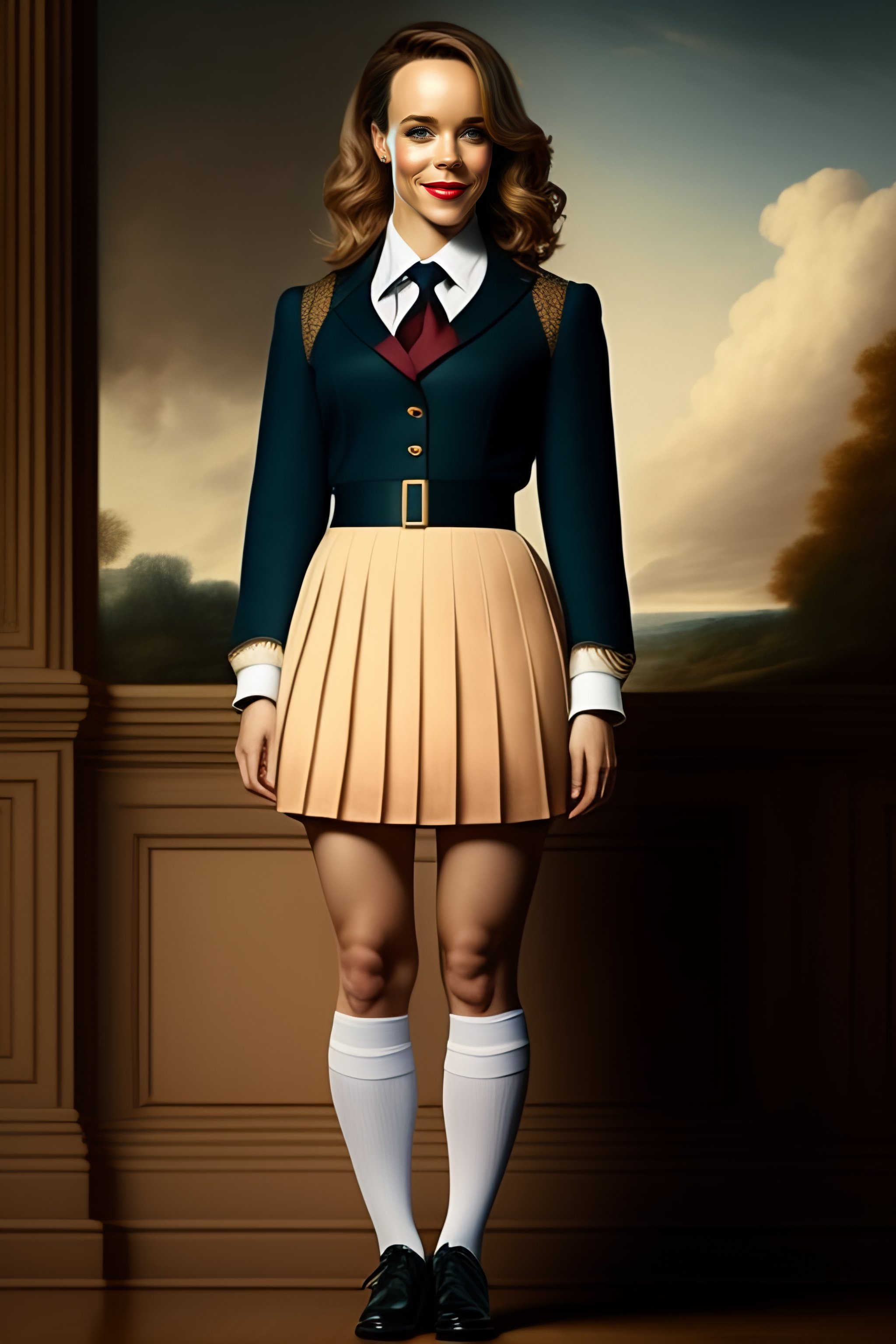 Lexica - Rachel McAdams - un, school uniform, seifuku, pleated ...