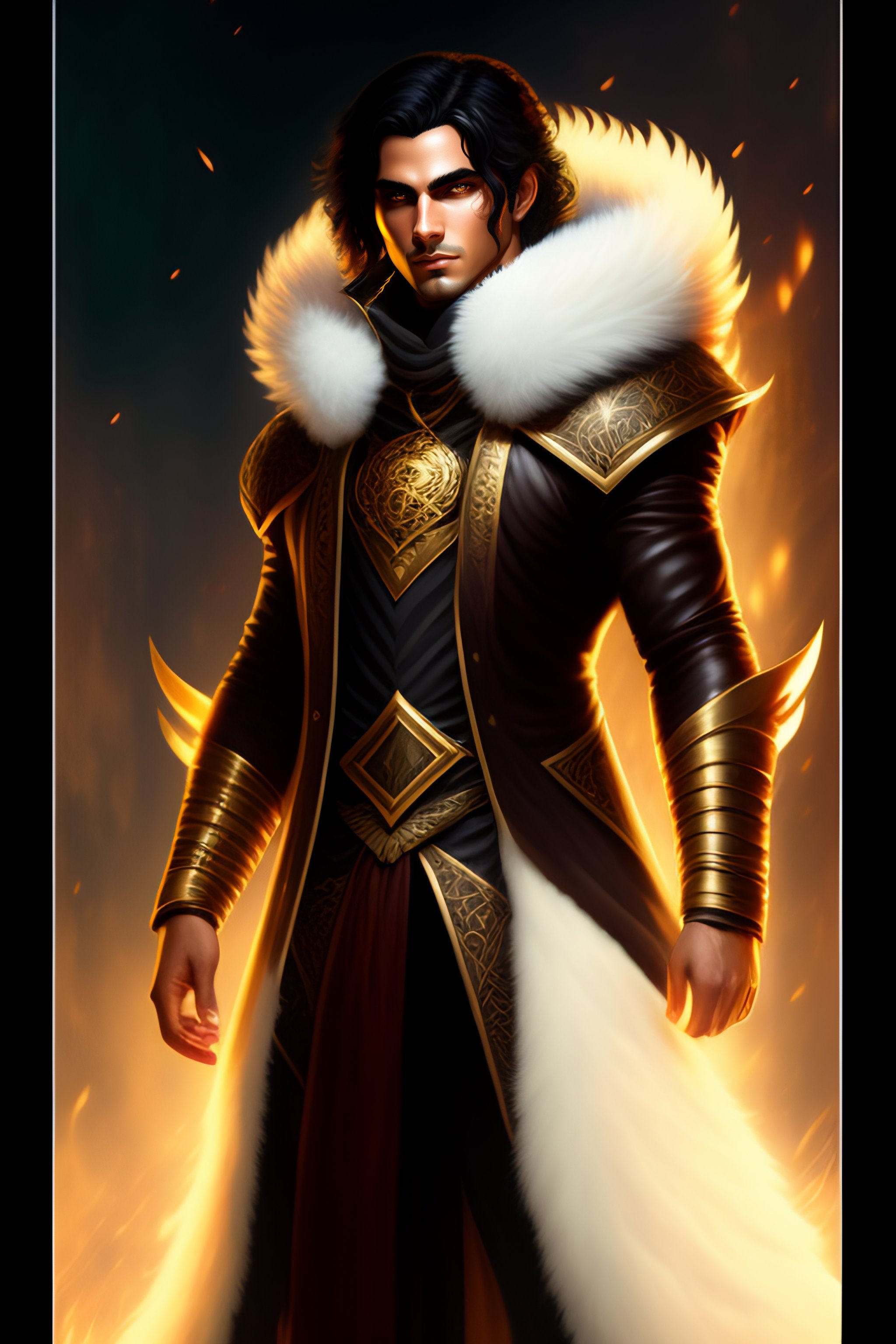 Lexica - Magic the gathering, Planeswalker, Black hair, Black and Gold ...
