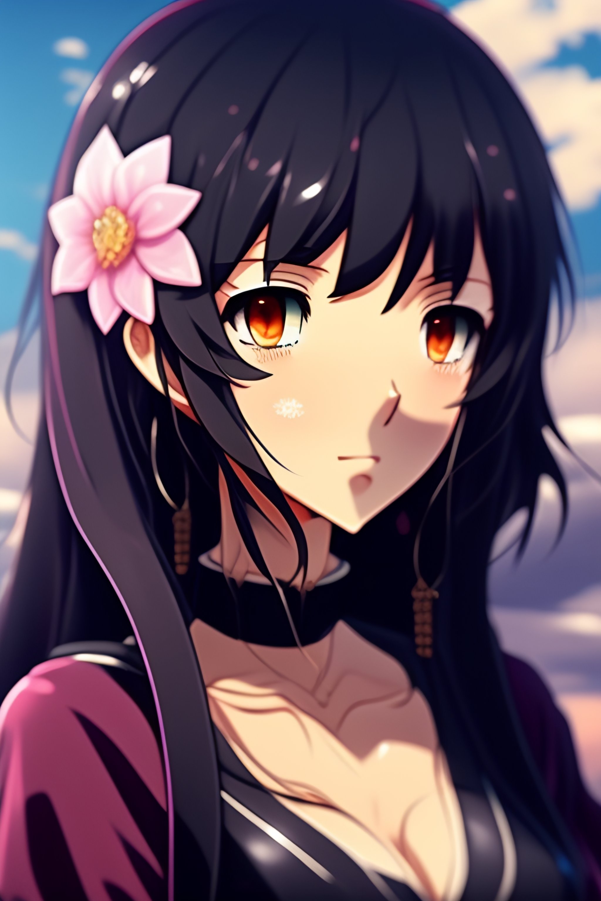 Lexica - A draw in 2D anime style