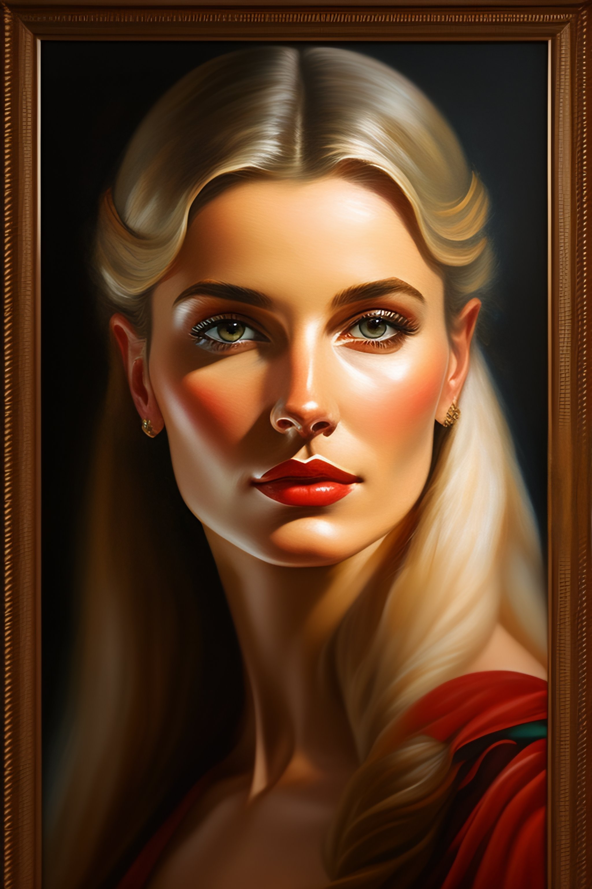 Lexica - Realistic vintage women oil paint