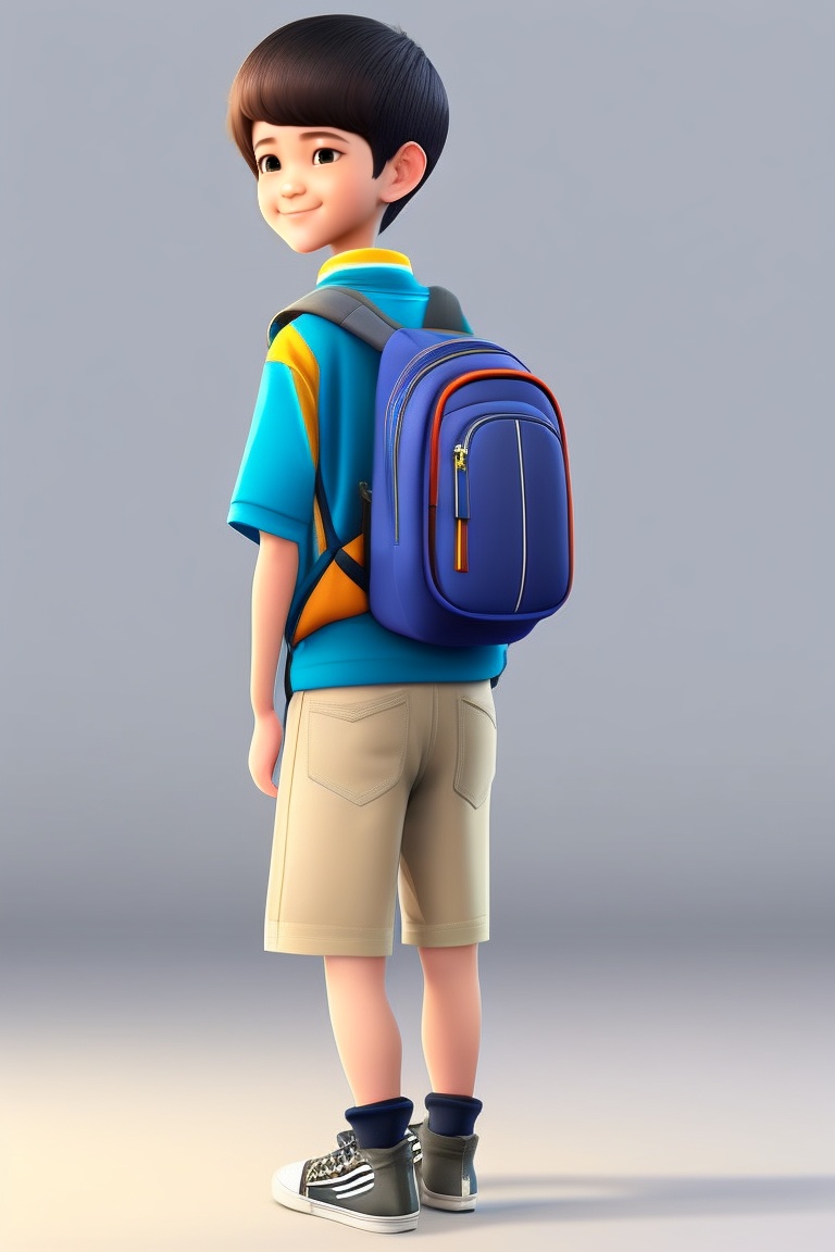 Lexica - Standing high school male student showing his whole body, this ...