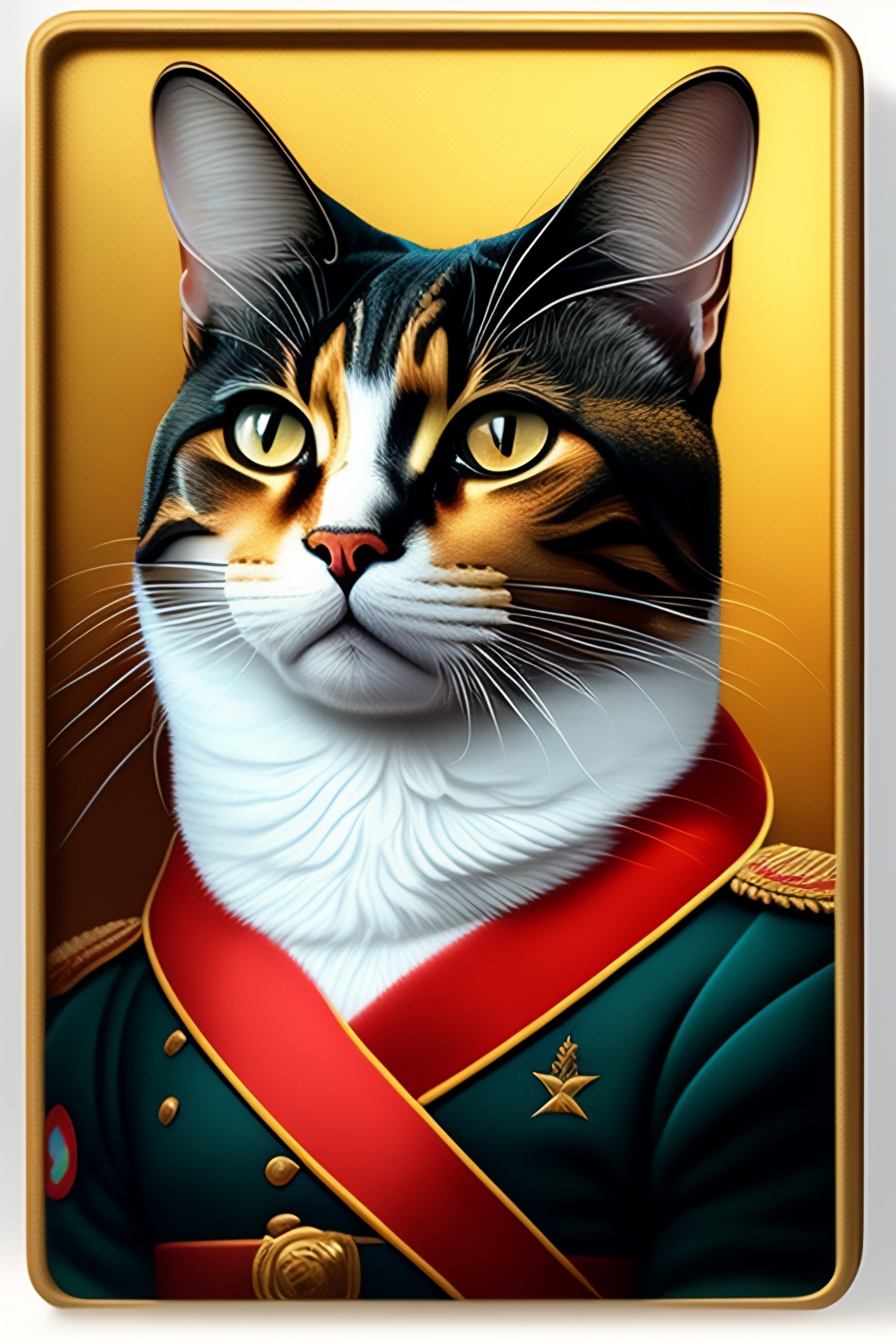 Lexica - Chat siamois avec uniforme allemand de la seconde guerre mondiale