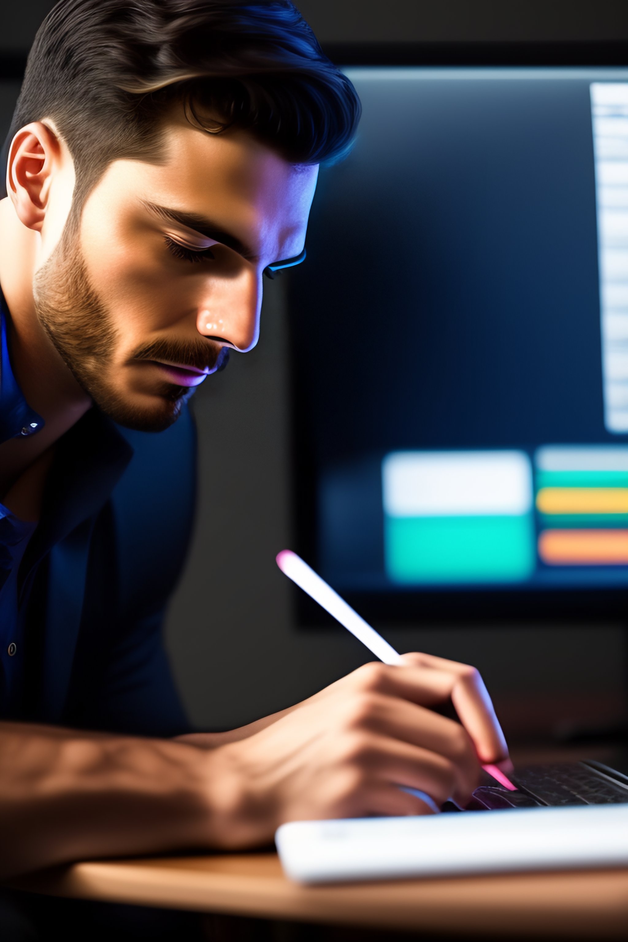 Lexica - Software developer writing code