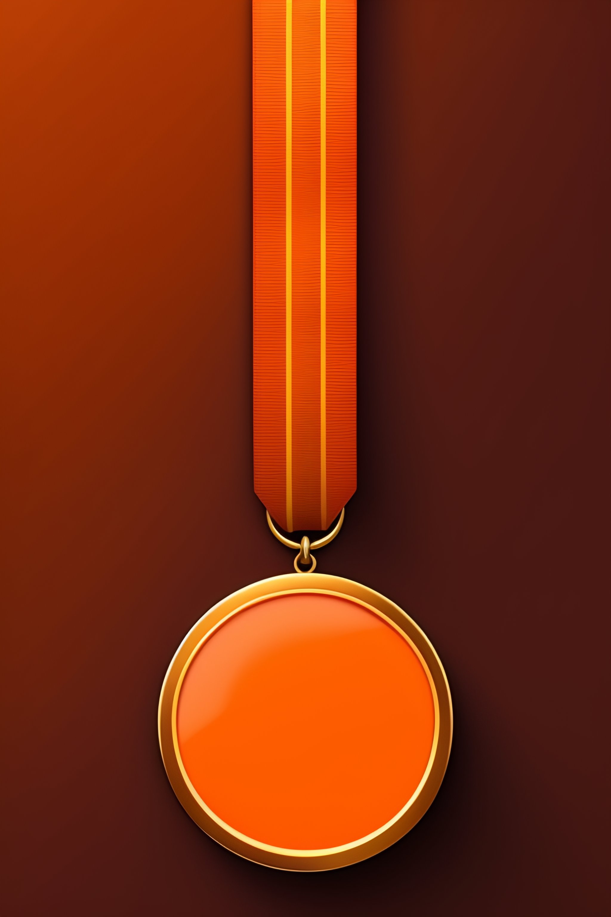 Lexica - Medal recognition, orange color tones, vector art illustration ...