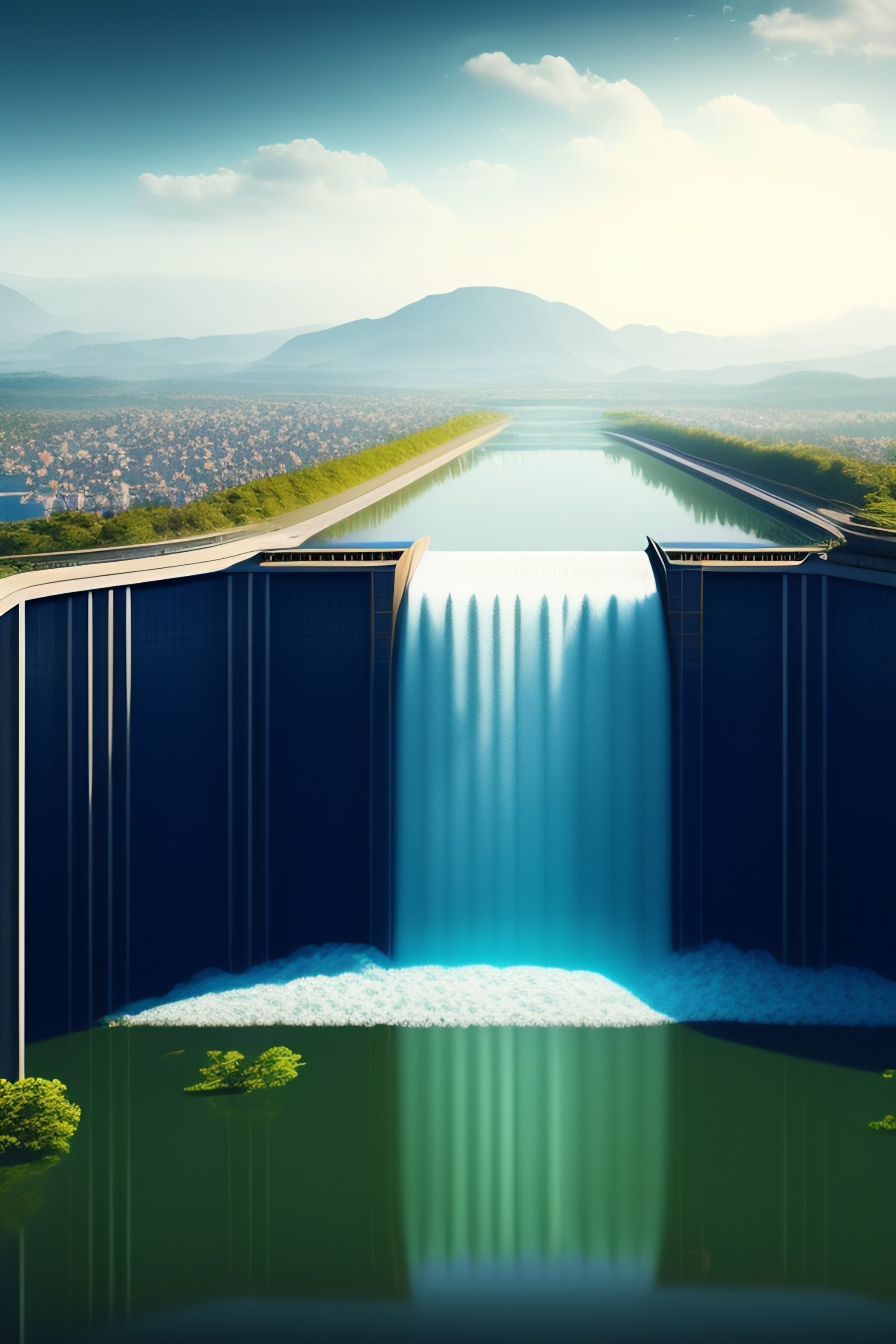 Lexica - Dam cracked by small robots, massive flooding, office ...