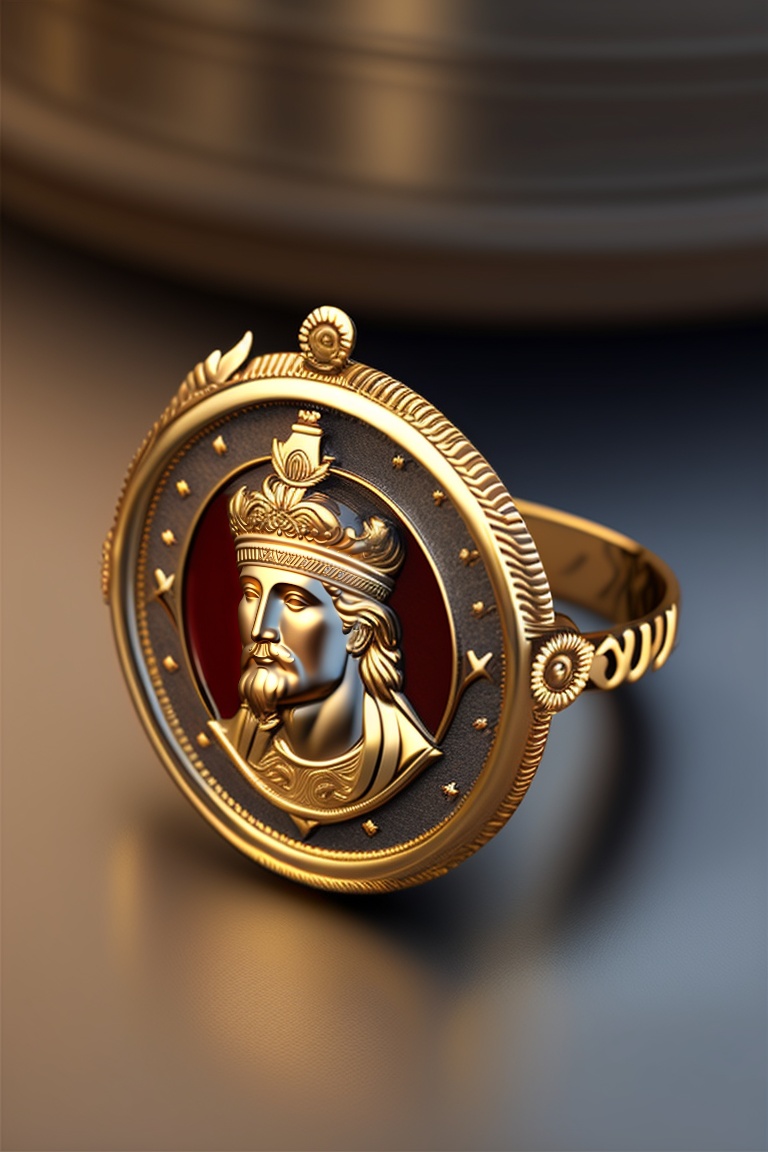 Lexica - Roman coin crown, fantasy art style