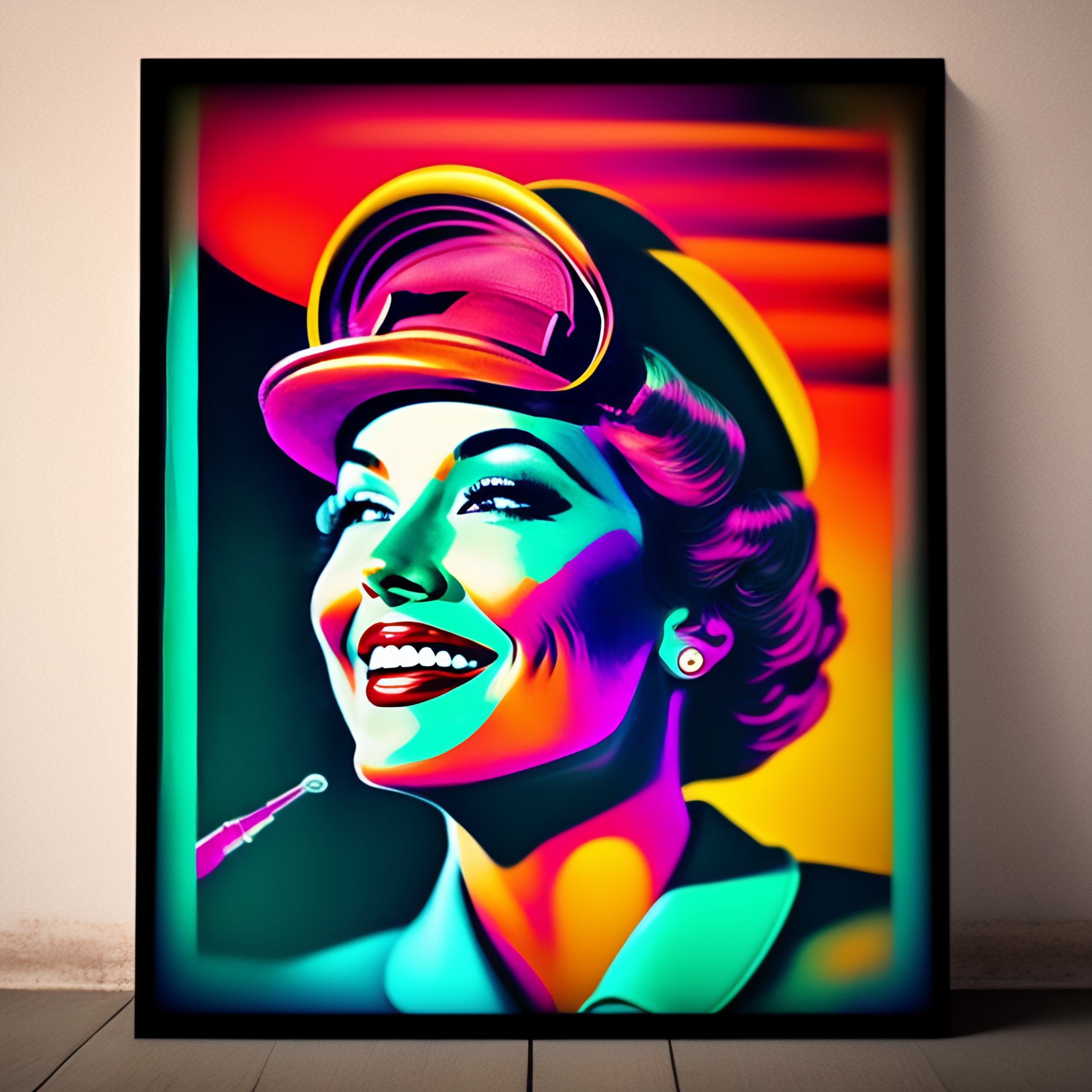 Lexica - Can ubik spray bizarre and colorful, with 50s look with big ...