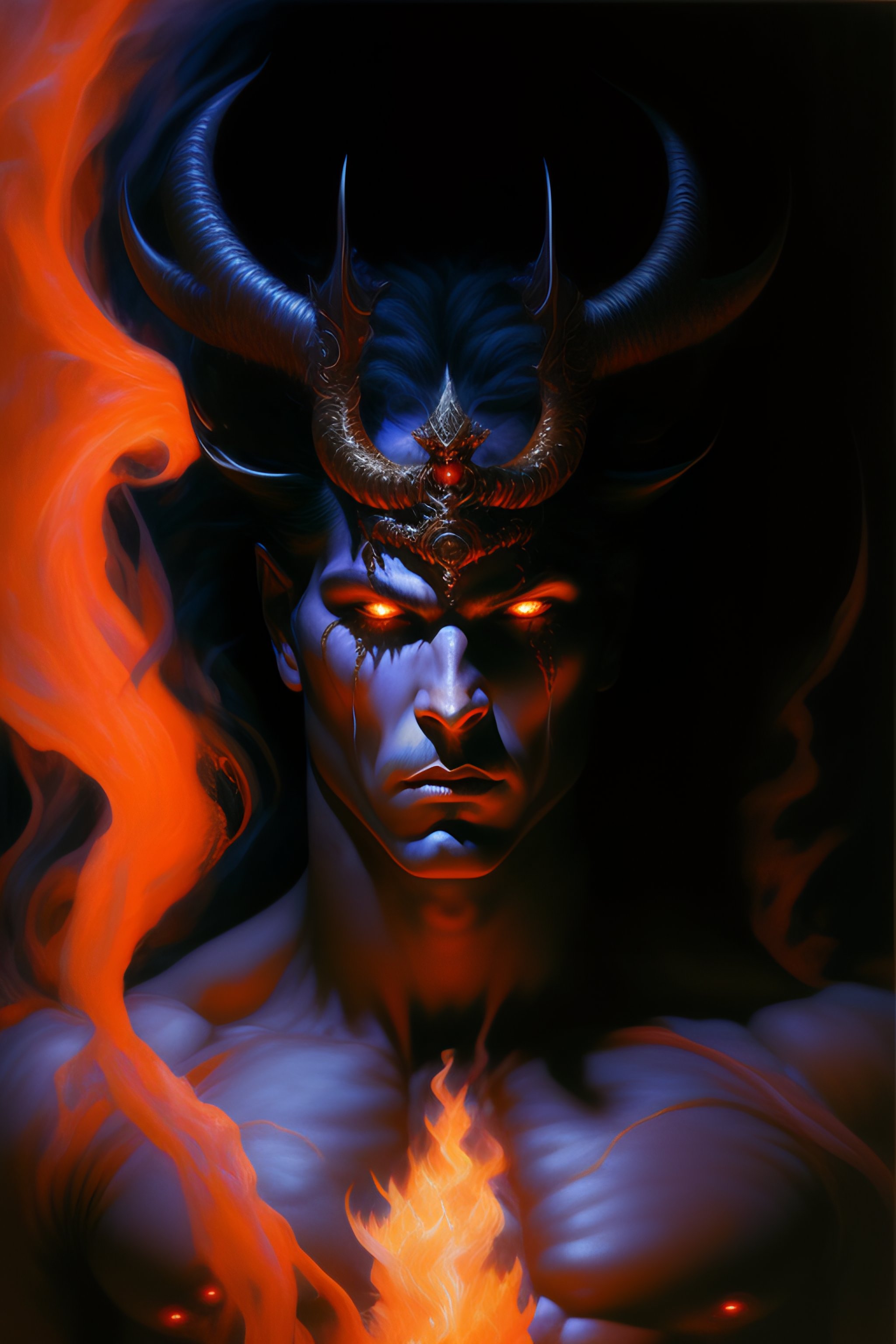 Lexica - A demon made of wisps of smoke ready to tear into your soul ...