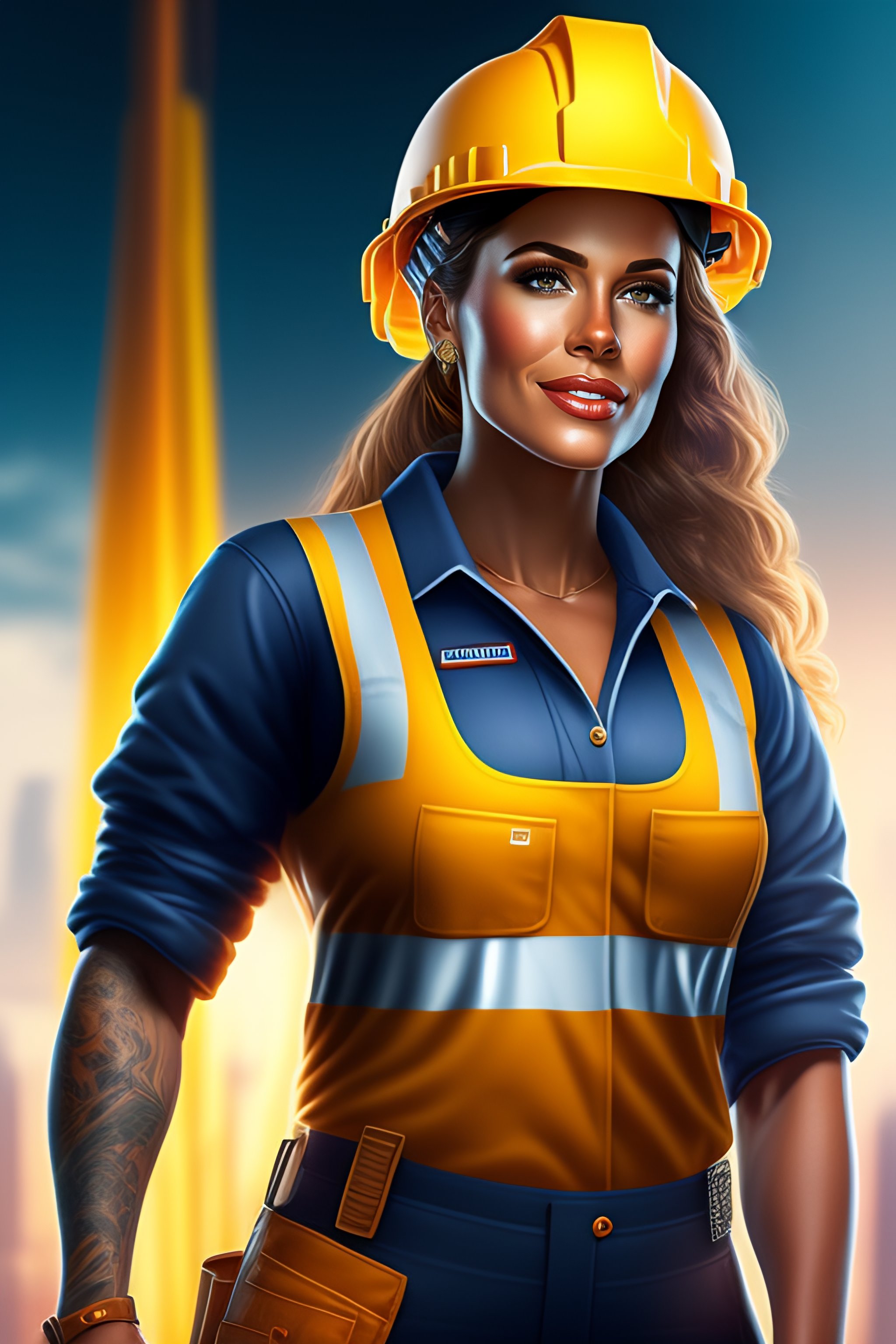 Lexica - Highly detailed full body character portrait of a female in a ...