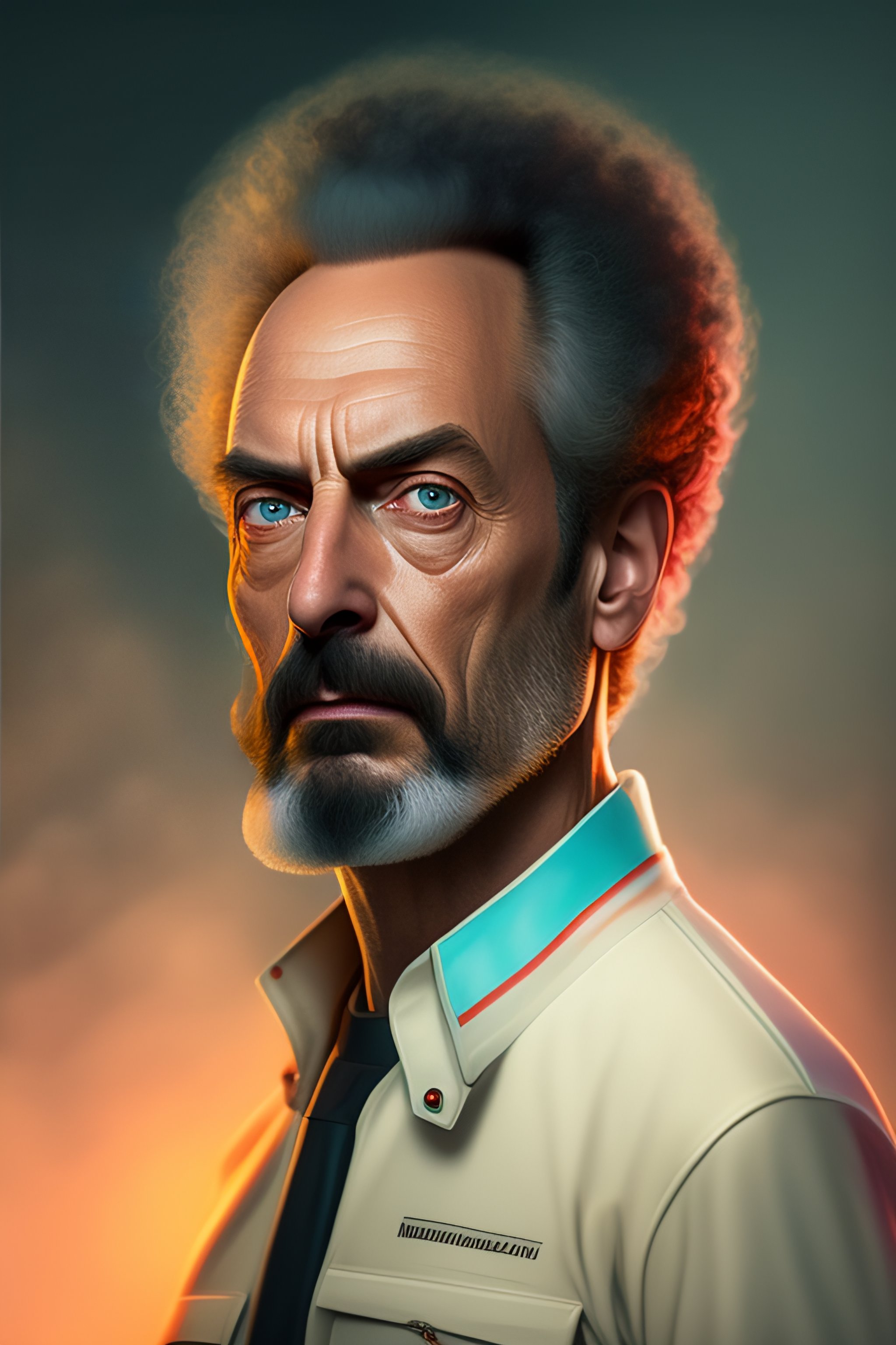 Lexica - A portrait of rick from rick and morty if he was a real person ...