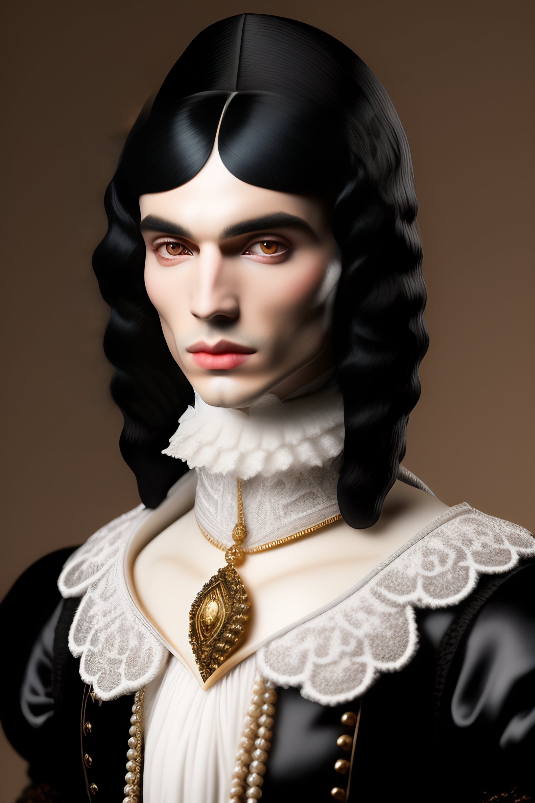 Lexica - A white, black haired vampire from 16th century, France. Model ...