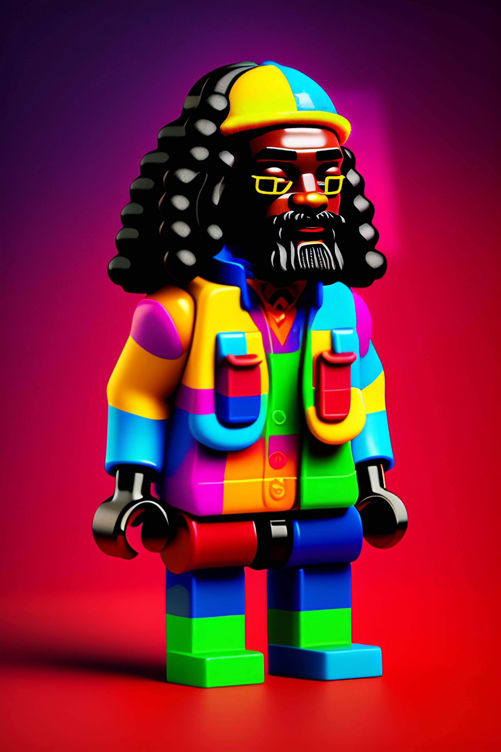 Lexica - Lego character, Snoop Dogg, colorful, coloring book, sticker ...