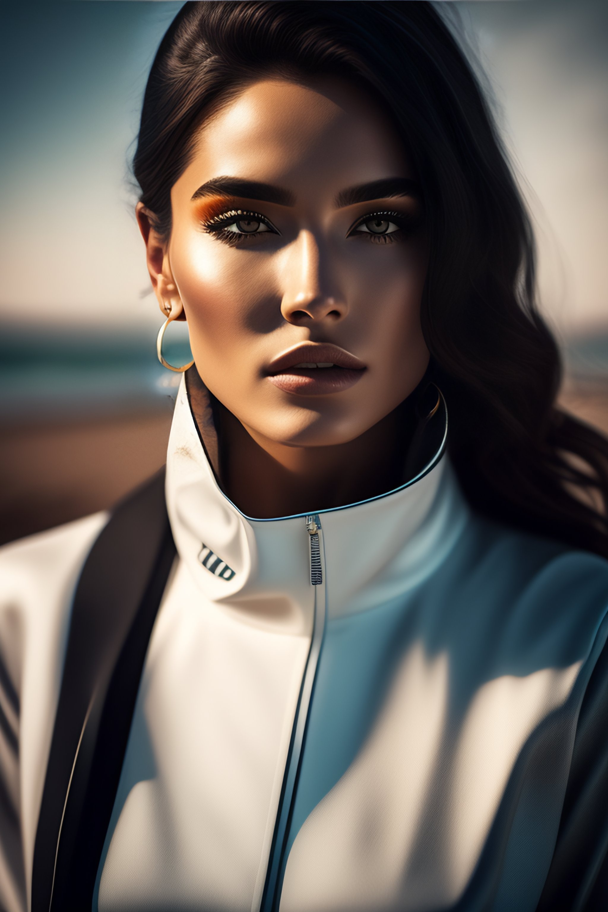 Lexica - Ultra hd! editorial, female model, poster, structured outfit ...