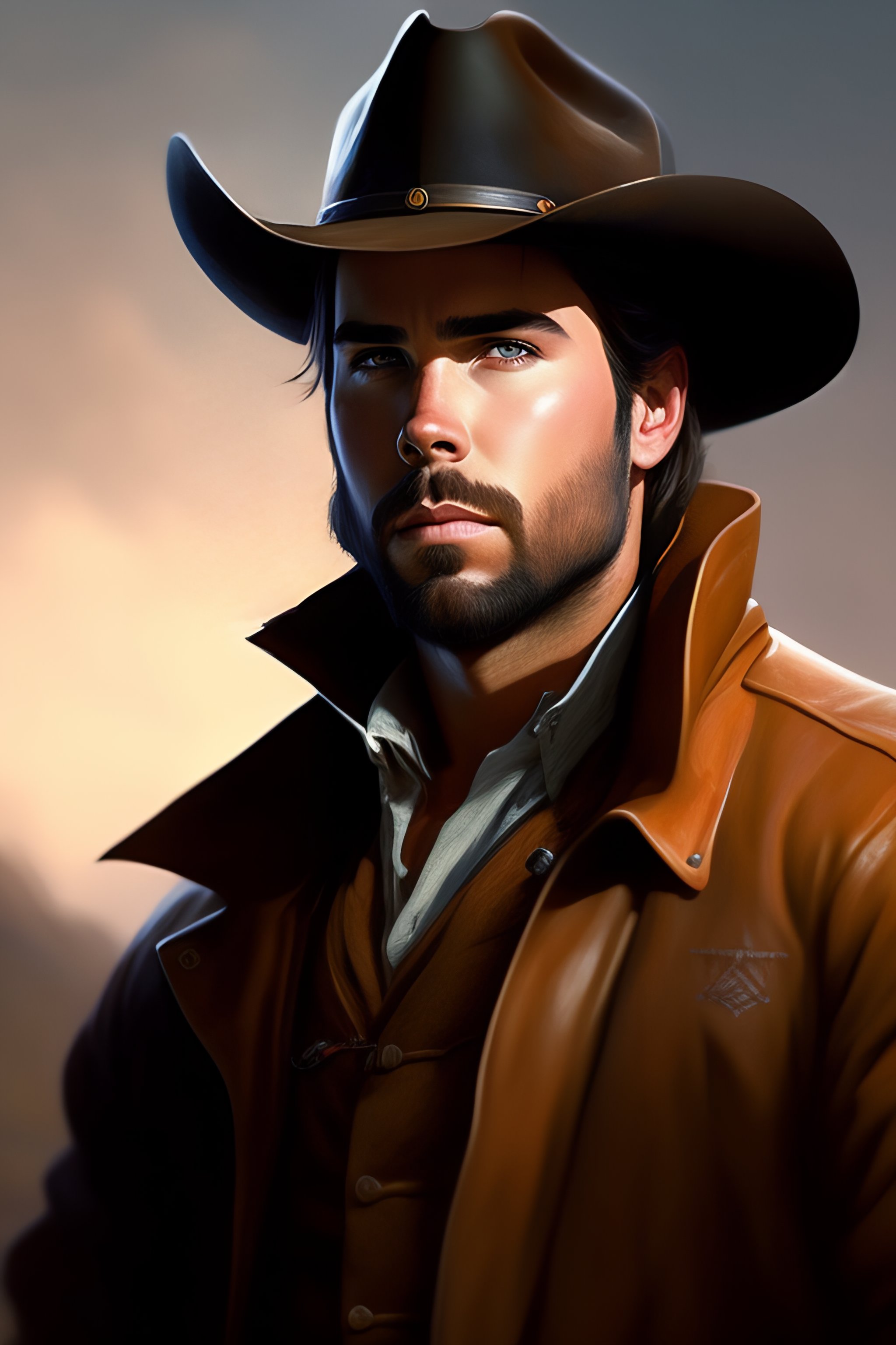 Lexica - Cowboy jonathan brandis drawn by greg rutkowski