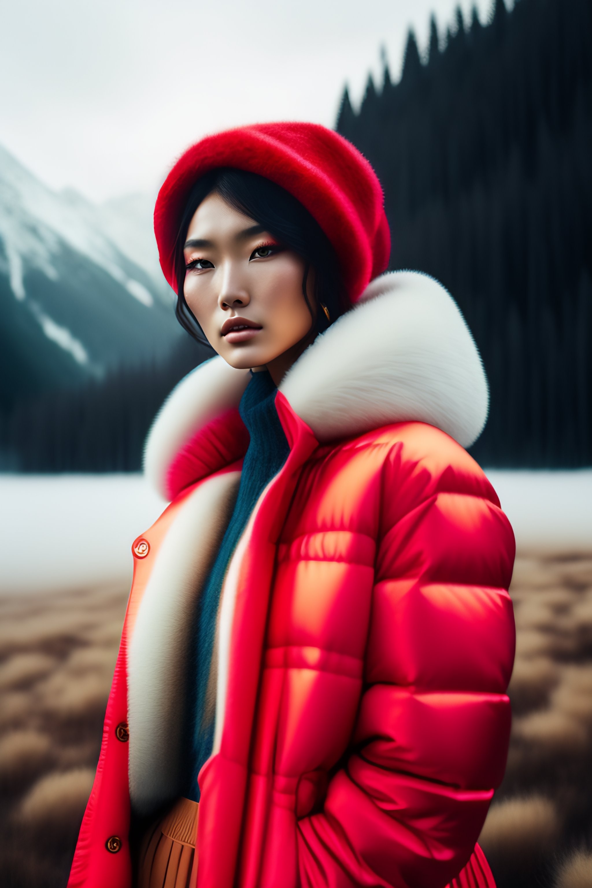 Lexica - Almaty girl, kazakh, Portrait of beautiful kazakh fashion ...