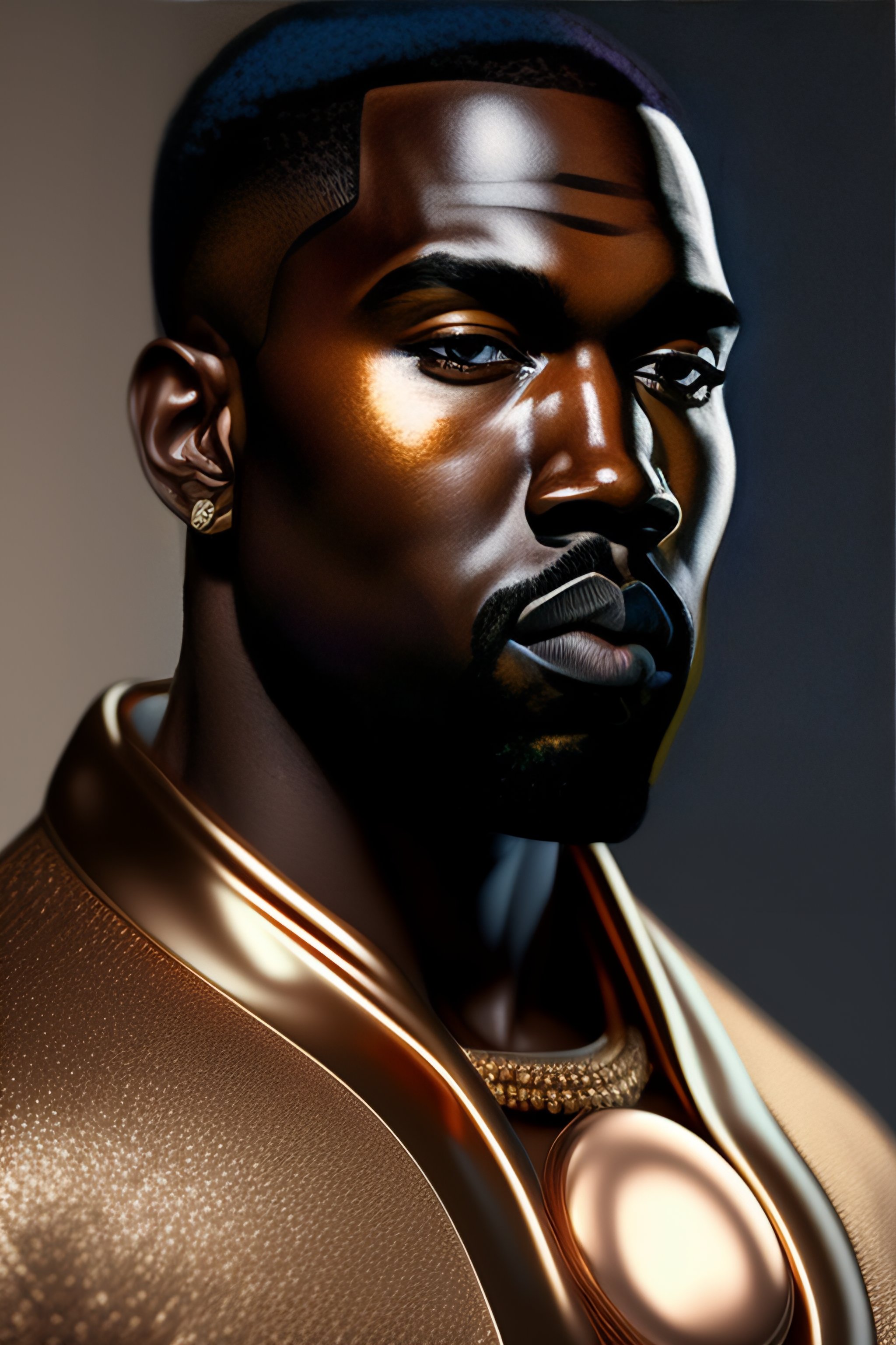 Lexica - Portrait of a masked god, kanye west detailed face mask ...
