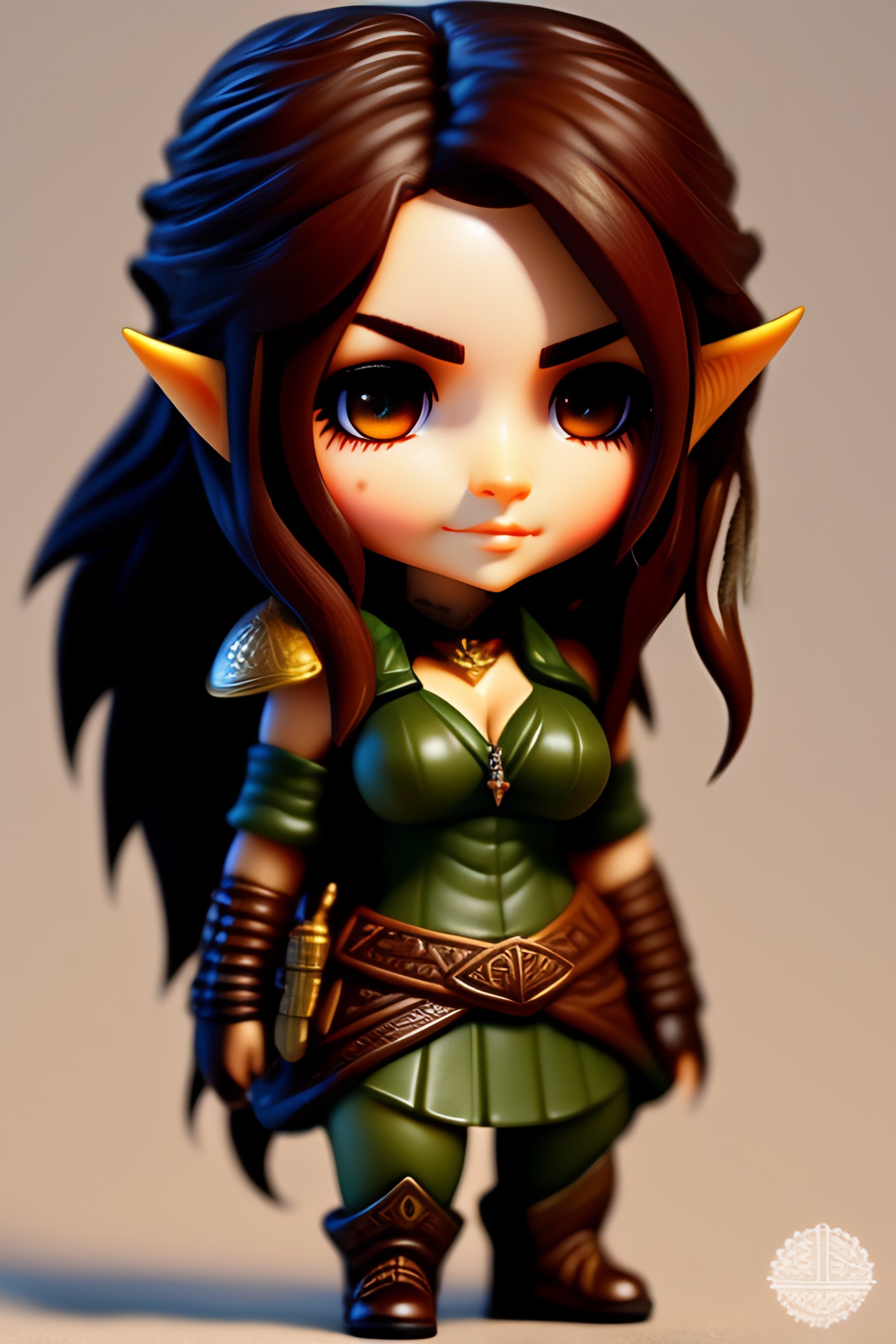 Lexica - Comfy elvish chibi Lara croft