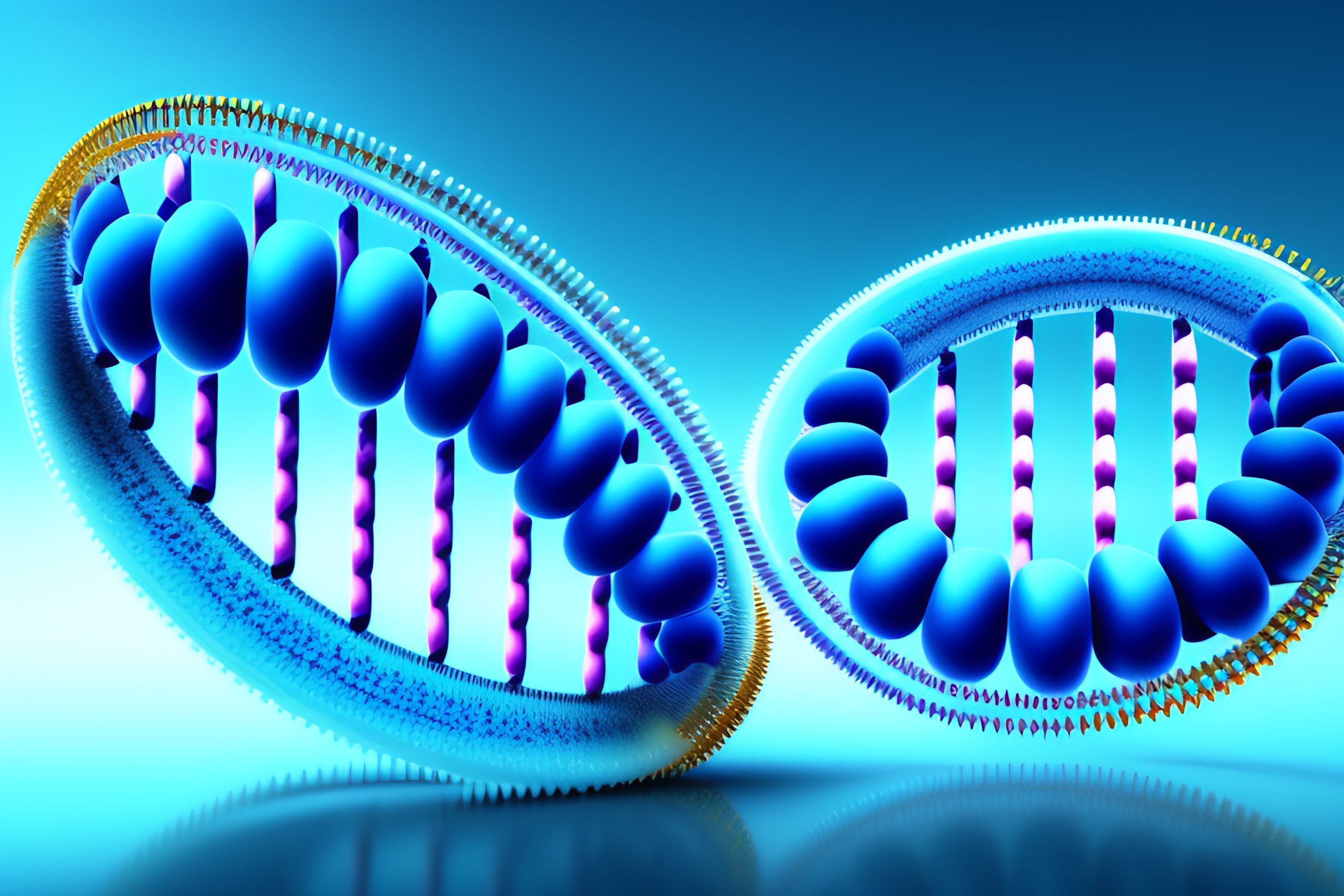 Lexica - Dna sequence double helix mutation blue genetics