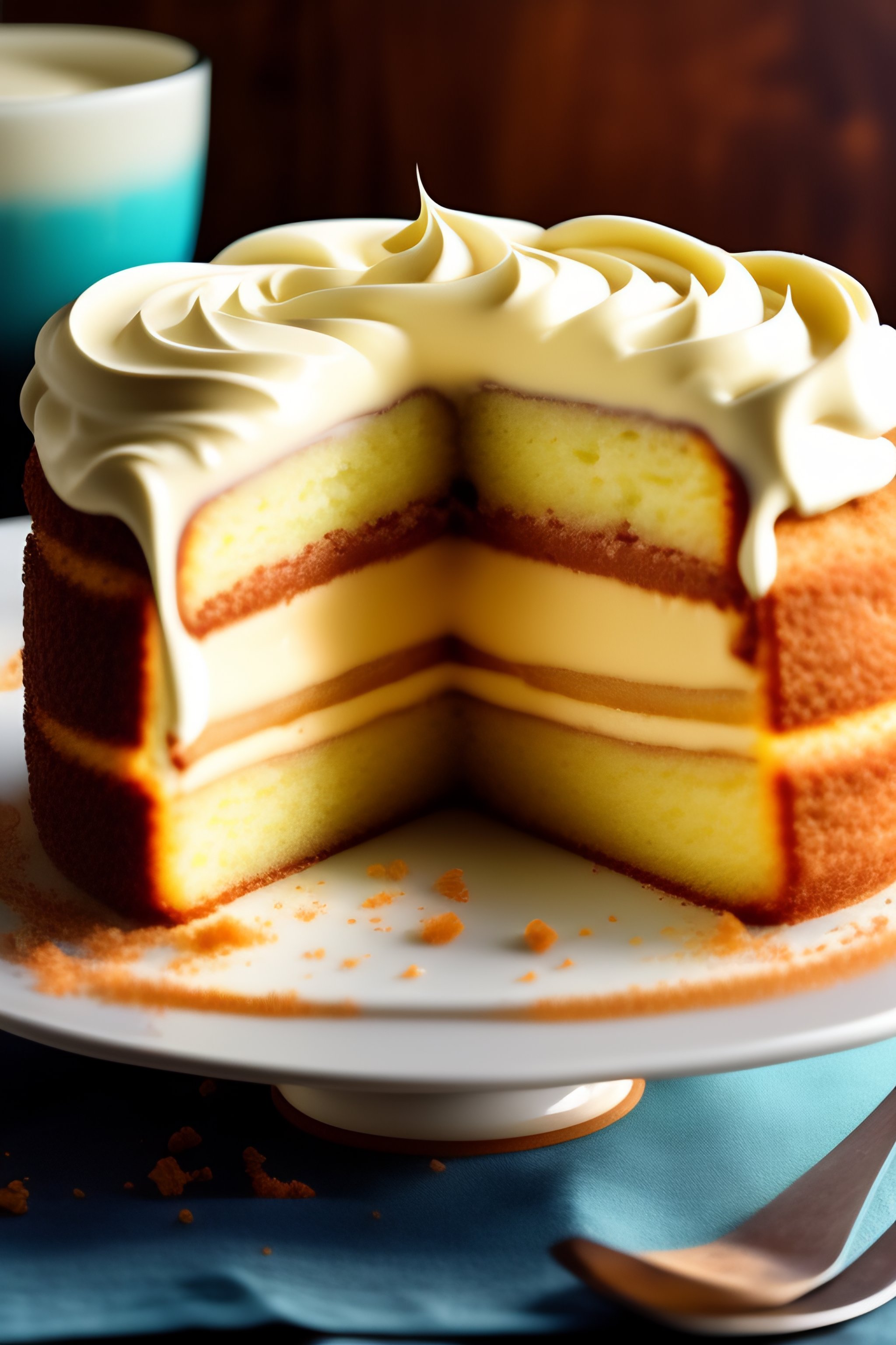 Lexica - Cake cream vanilla filling