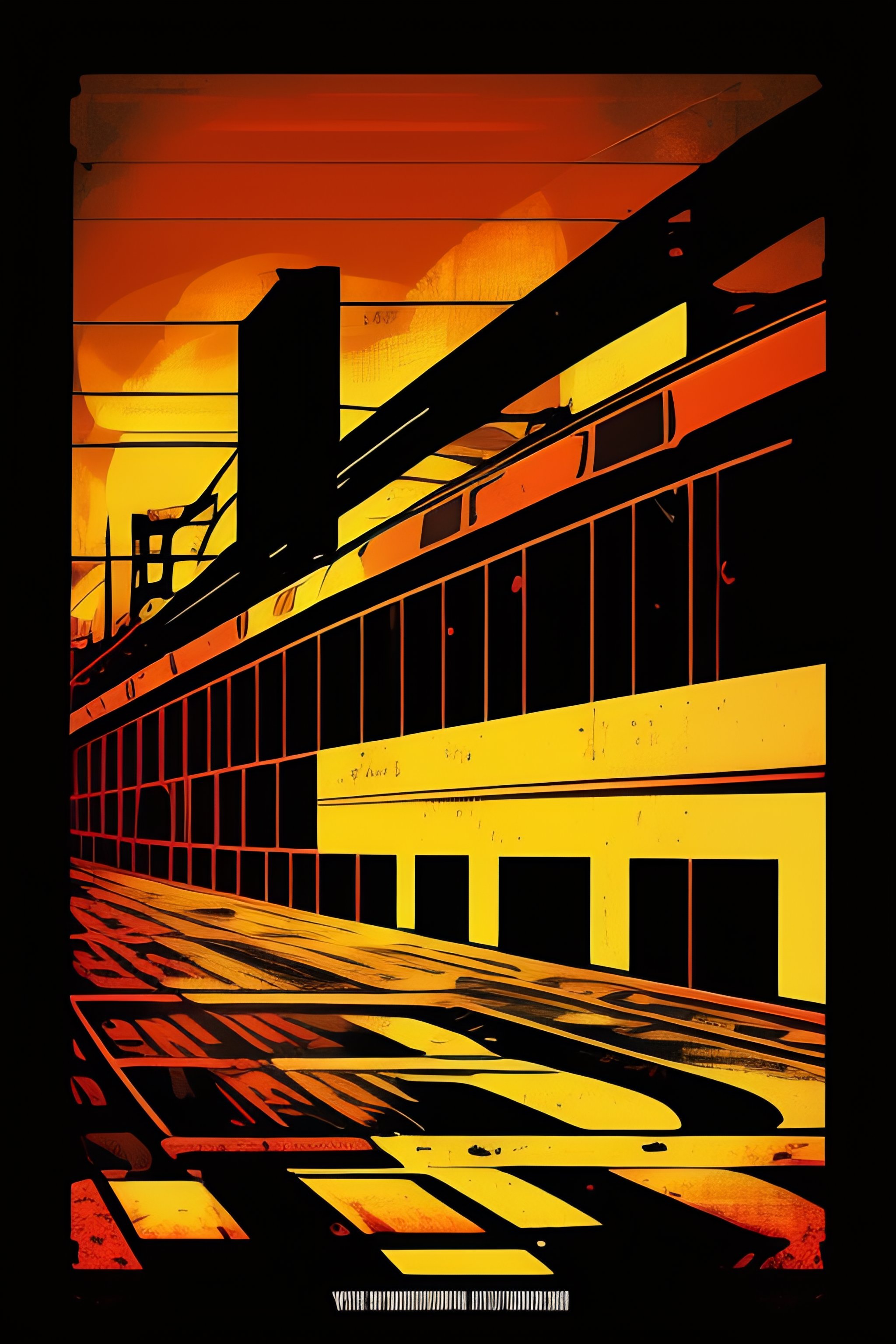 Lexica - Vector, graphic novel, grunge, geometric horror tshirt design