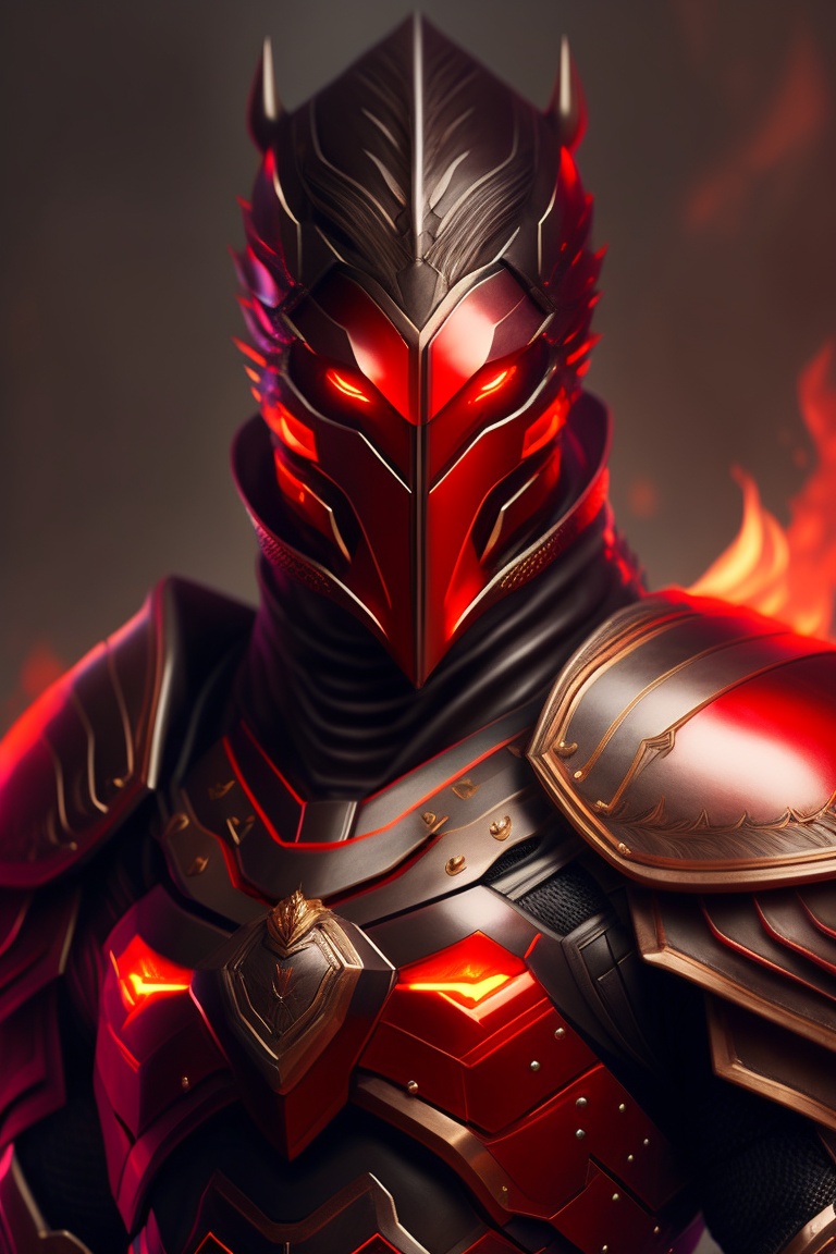 Lexica - Nikolaj coster waldau, black scale armor, fire, glowing red ...